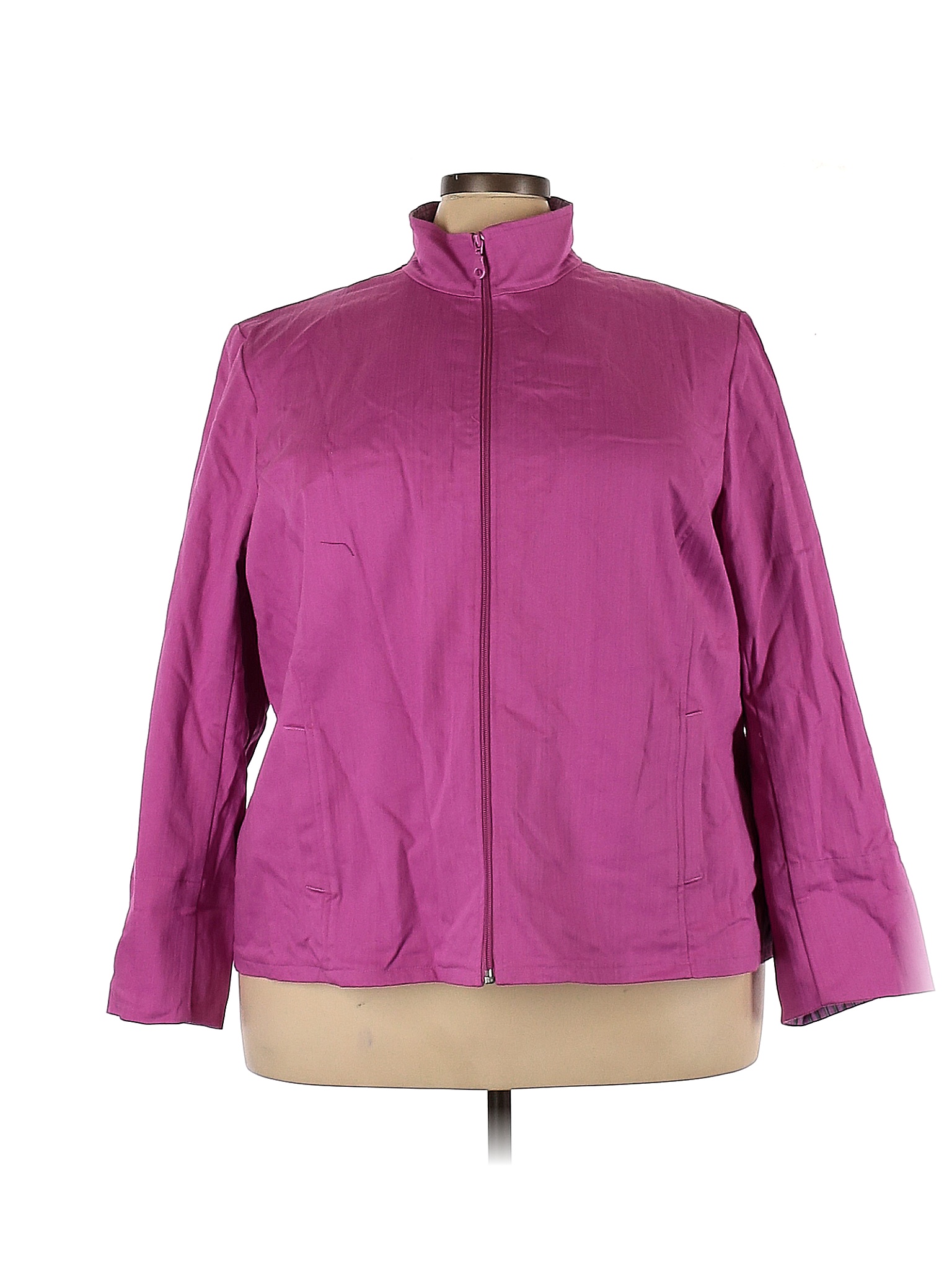Koret Solid Colored Pink Jacket 26 Waist - 84% off | thredUP
