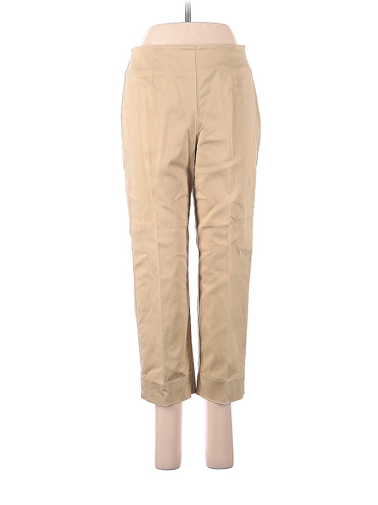 Boston Proper Solid Tan Khakis Size 8 - 79% off | thredUP