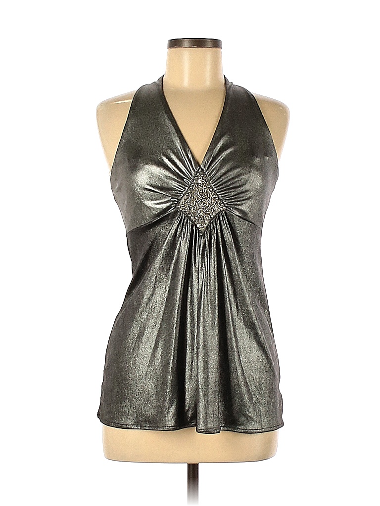 INC International Concepts Solid Gray Sleeveless Top Size M - 71% off ...
