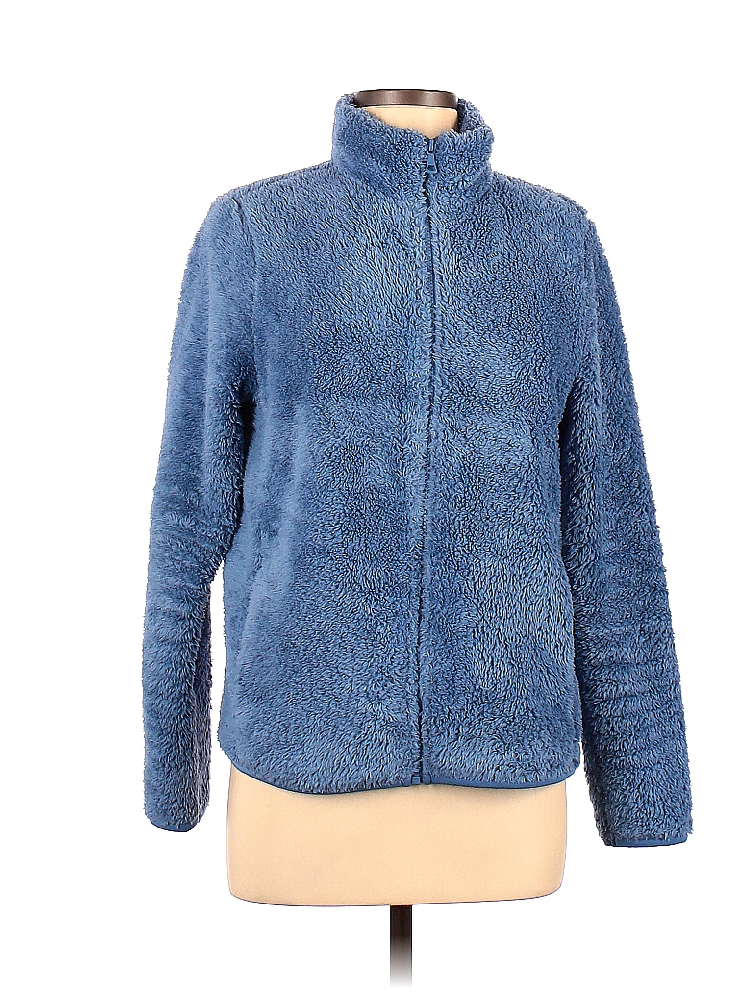 Uniqlo Blue Fleece Size M - 62% off | thredUP