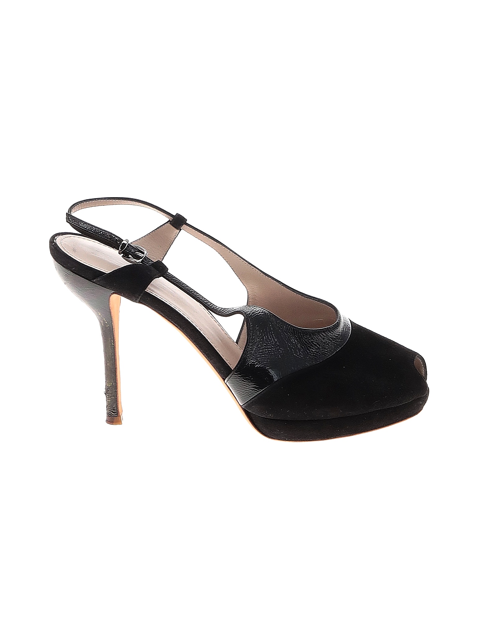 Jil Sander Solid Black Heels Size 39 (EU) - 77% off | thredUP