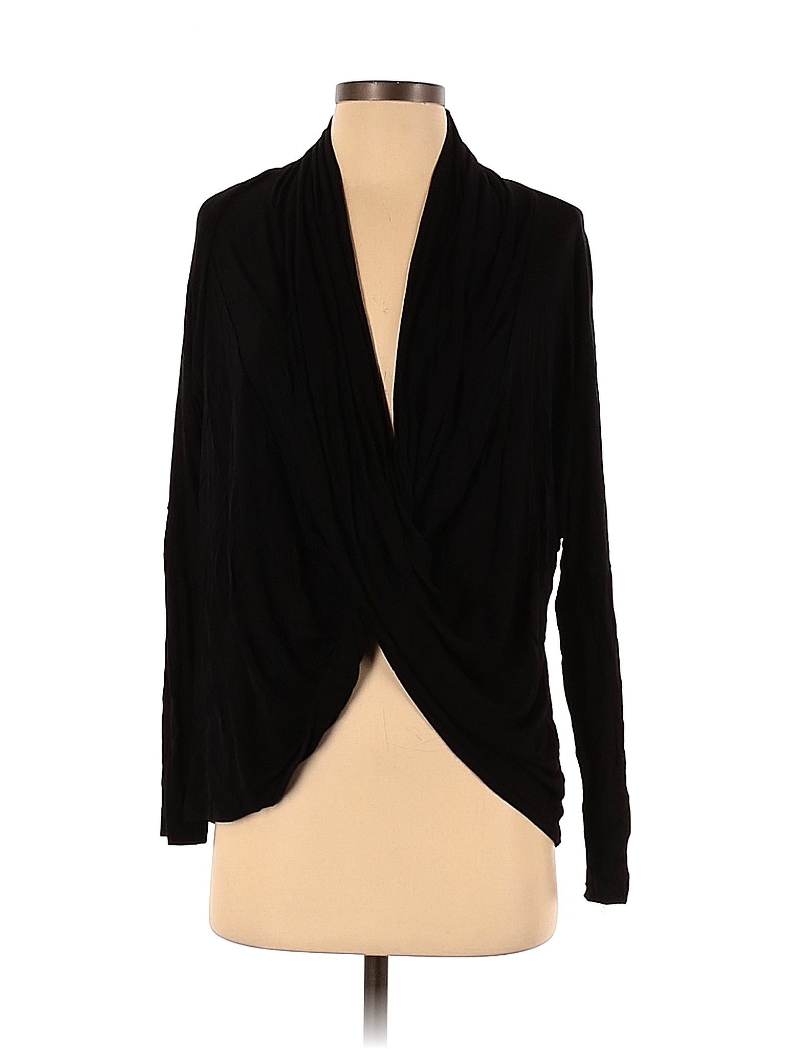 Design History Solid Black Long Sleeve Top Size S 93 Off Thredup