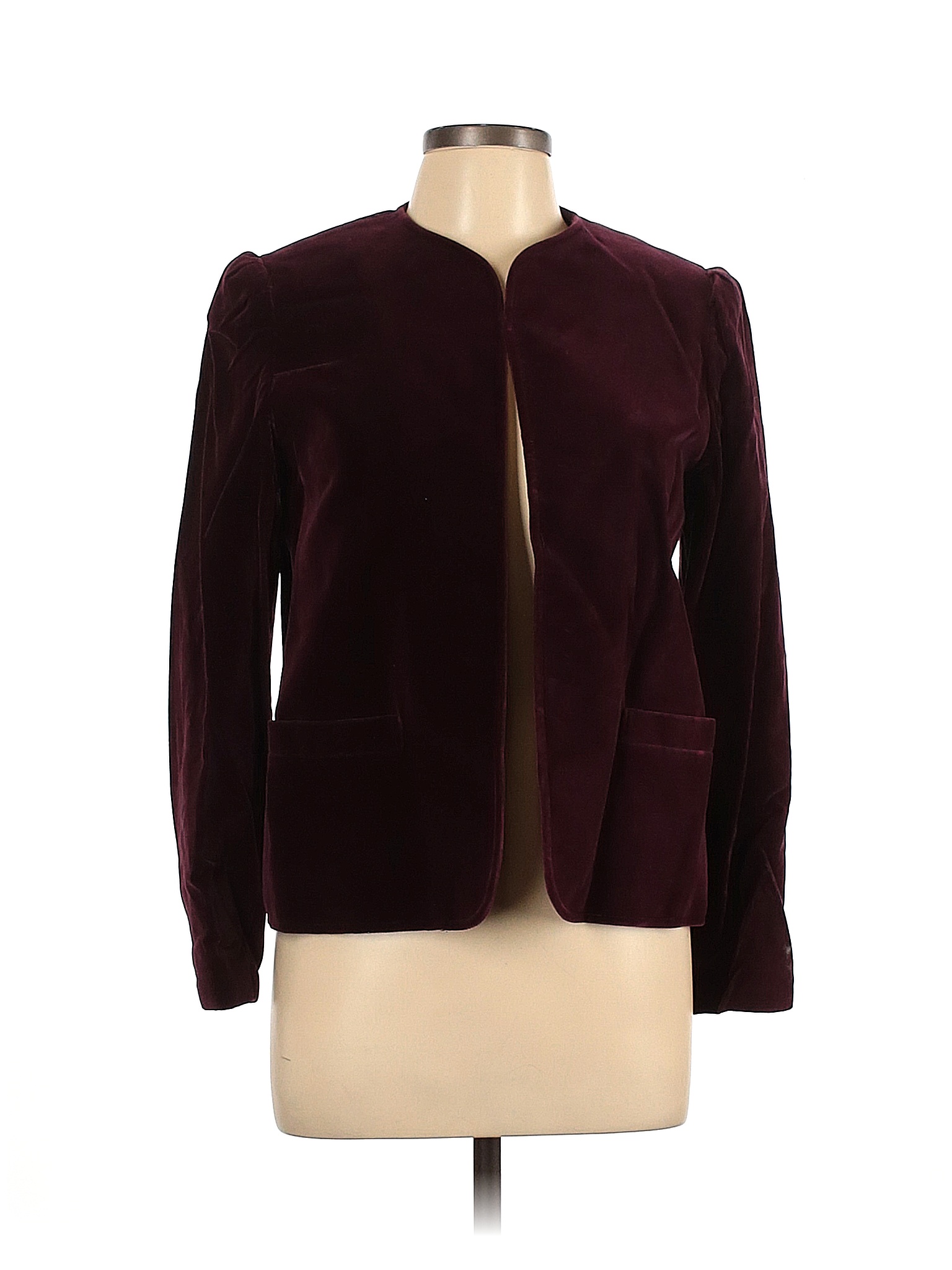 Koret Solid Colored Burgundy Jacket Size 10 - 84% off | thredUP