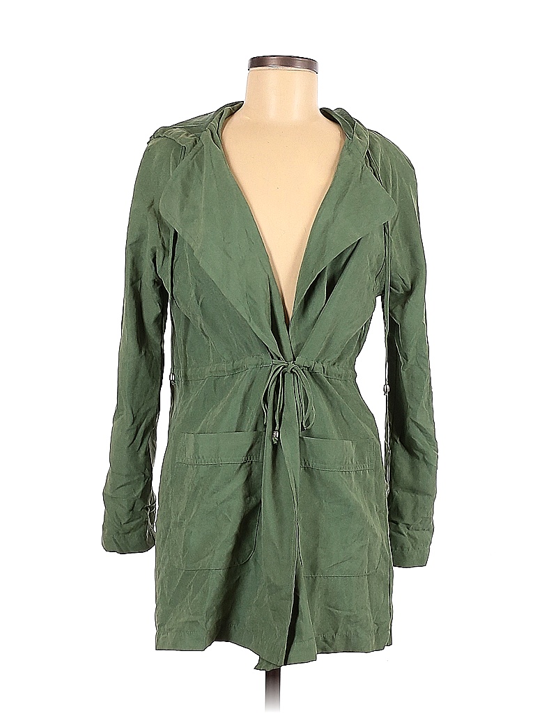 Assorted Brands Solid Green Jacket Size M - 67% off | thredUP