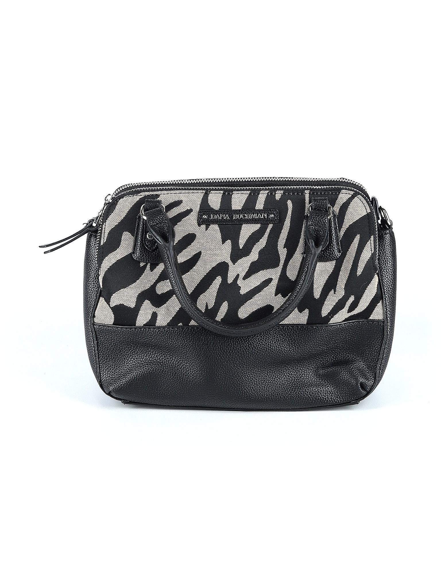 Dana Buchman Animal Print Black Satchel One Size - 86% off | thredUP