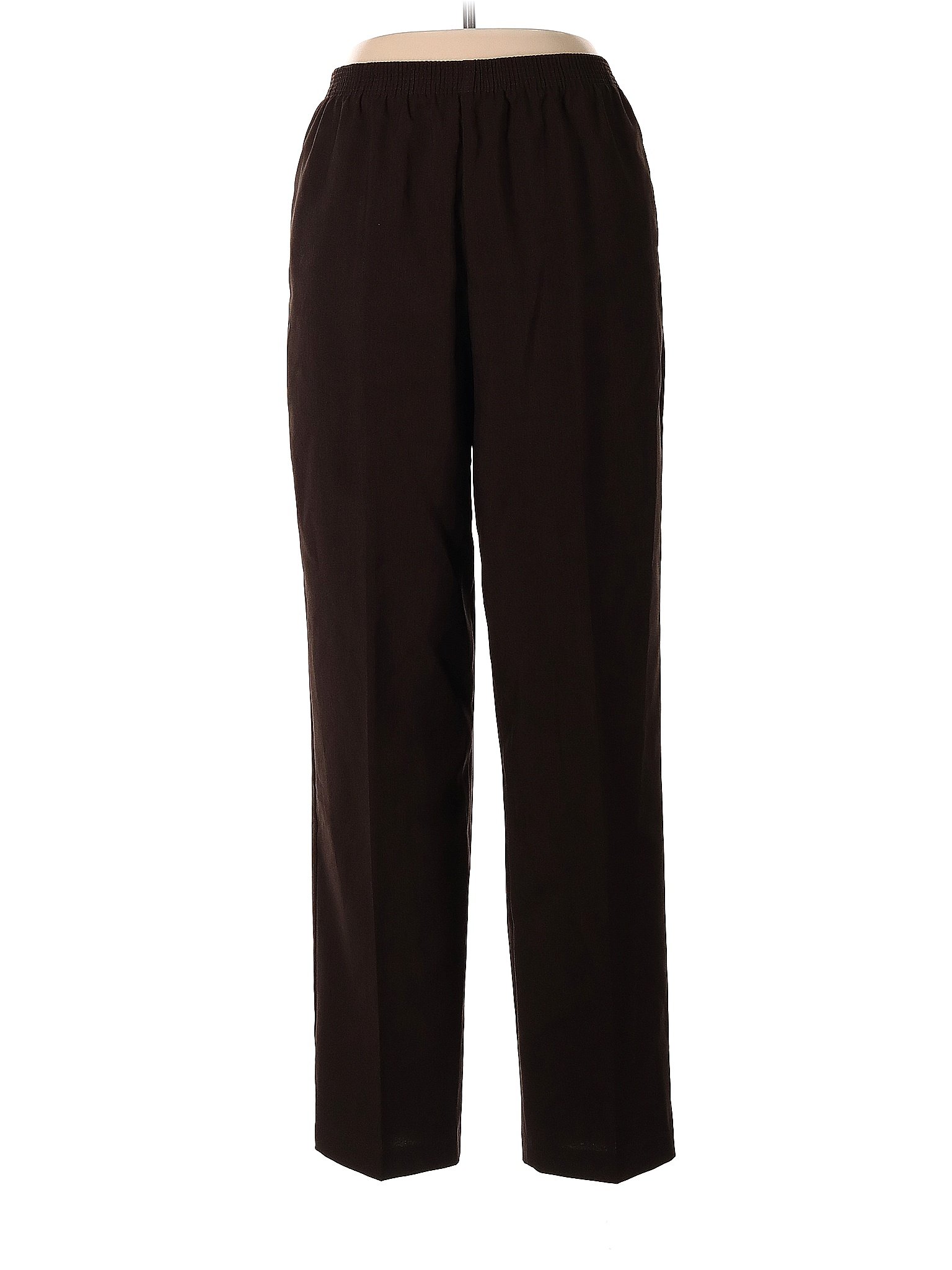 Allison Daley 100% Polyester Solid Brown Dress Pants Size 12 - 64% off ...