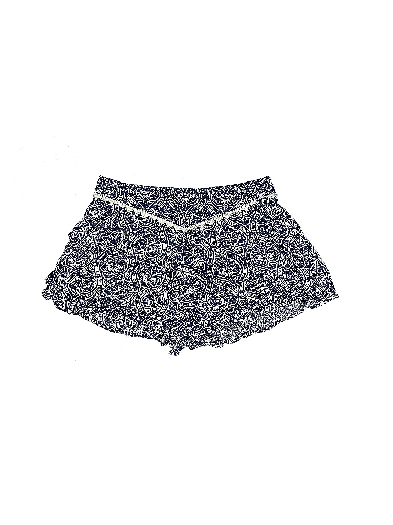 En Creme 100% Rayon Paisley Blue Shorts Size L - 78% off | thredUP