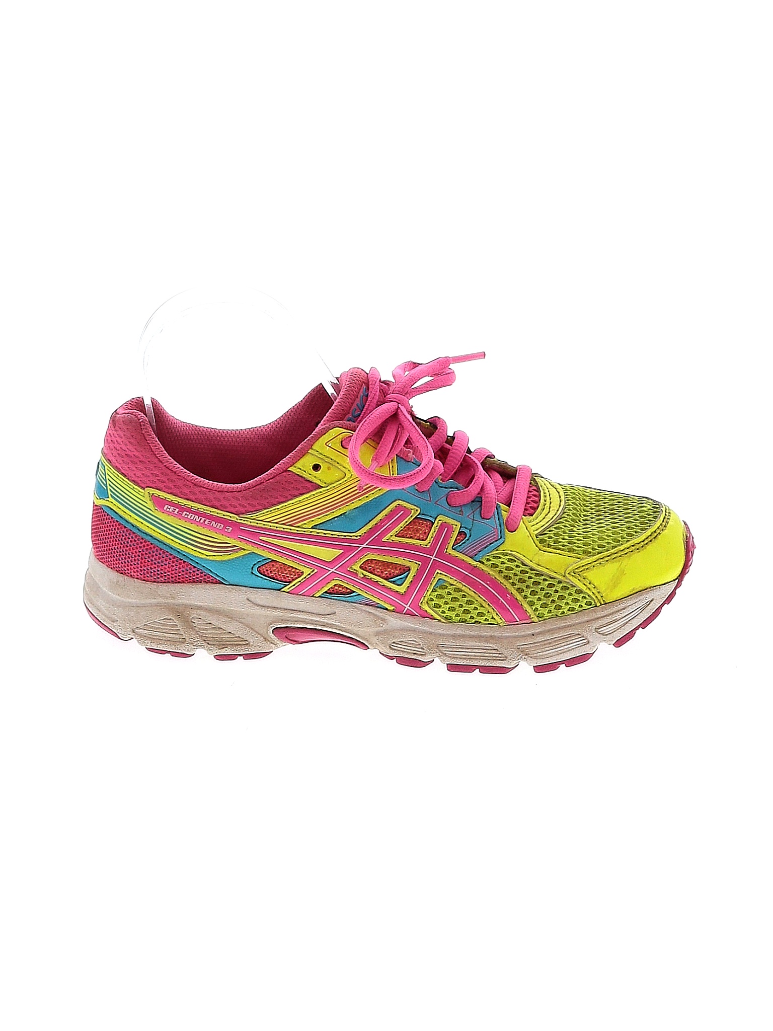 Asics Color Block Multi Color Yellow Sneakers Size 4 1/2 - 82% off ...
