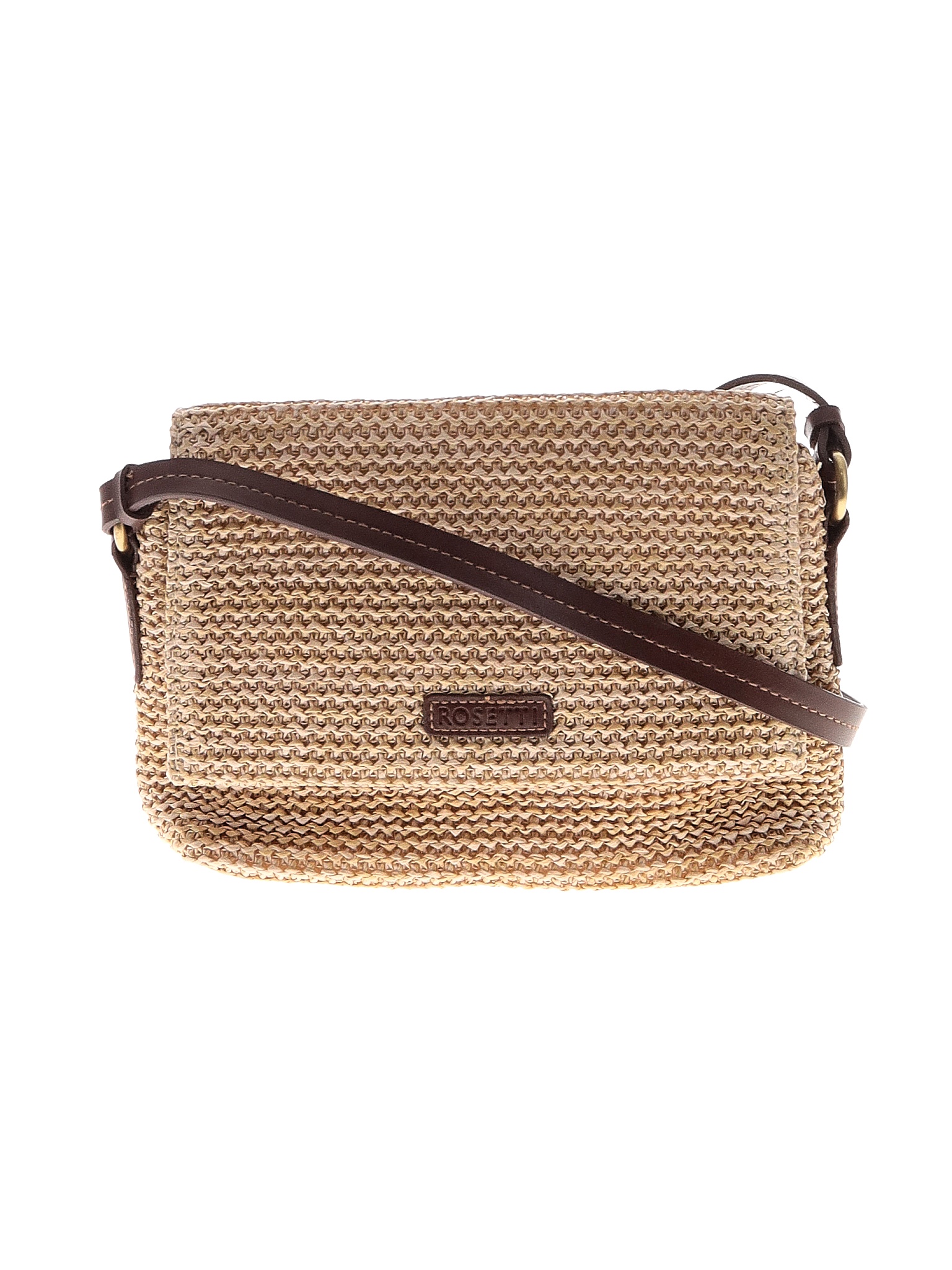 Rosetti Solid Tan Crossbody Bag One Size - 50% off | thredUP