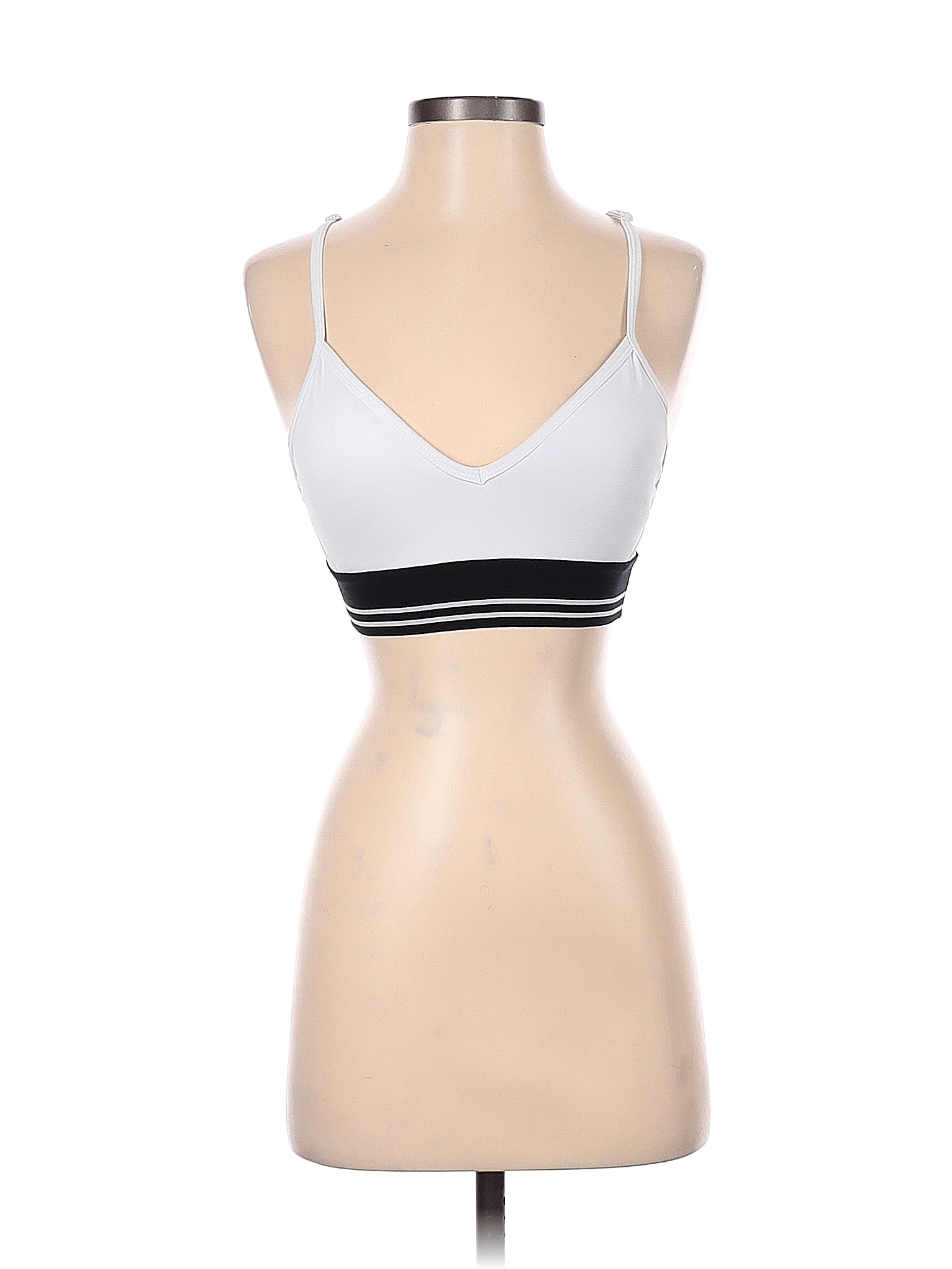 Mandee White Sports Bra Size S - 65% off | thredUP