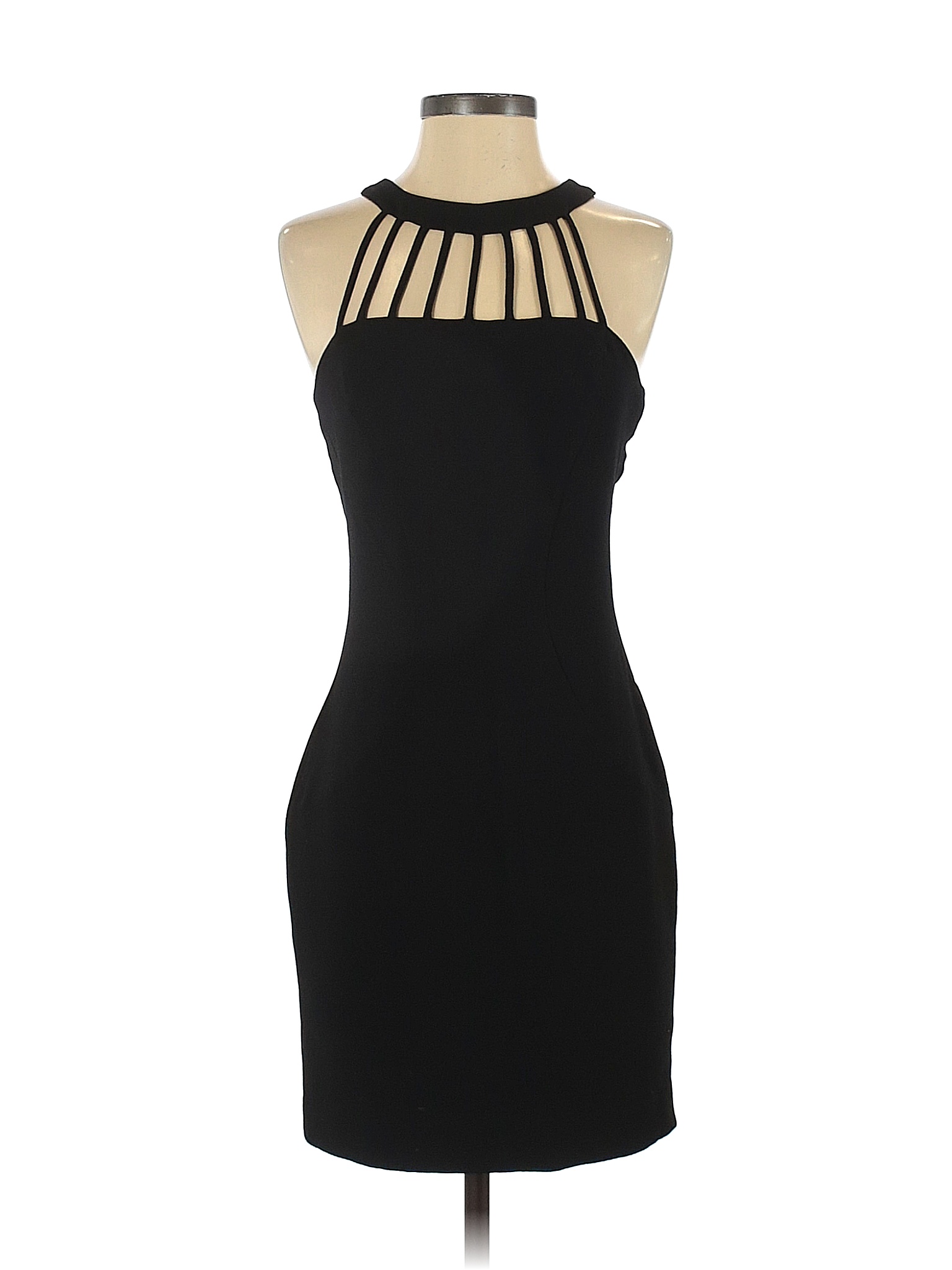 Dress The Population Solid Black Cocktail Dress Size S 77 Off Thredup