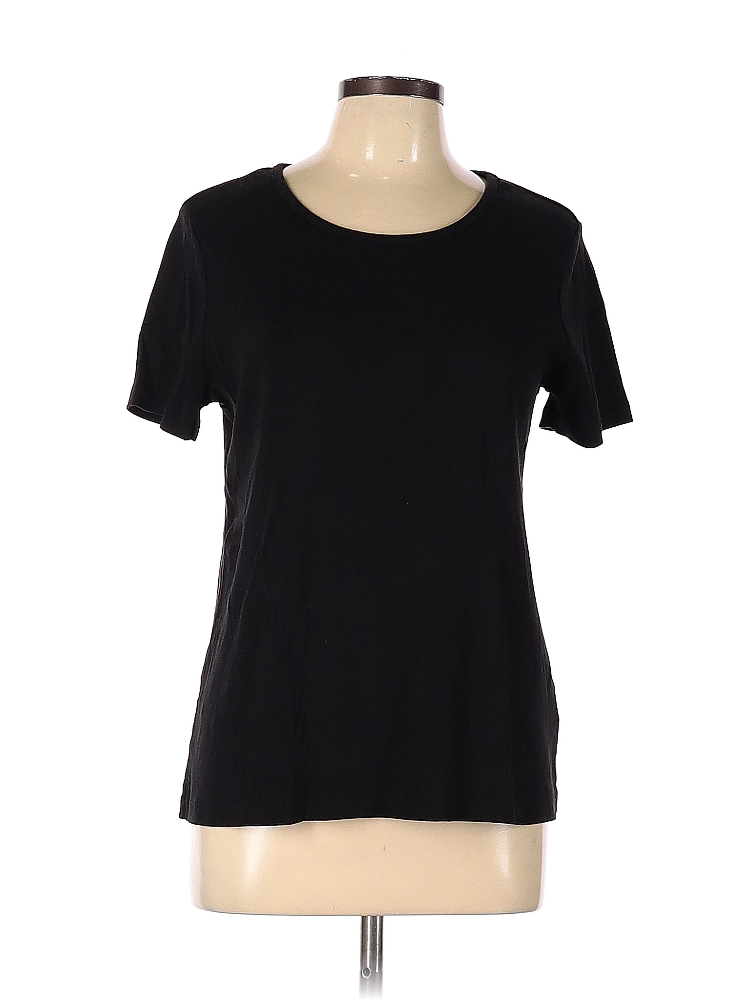 White Stag 100 Cotton Black Short Sleeve T Shirt Size 12 14 53