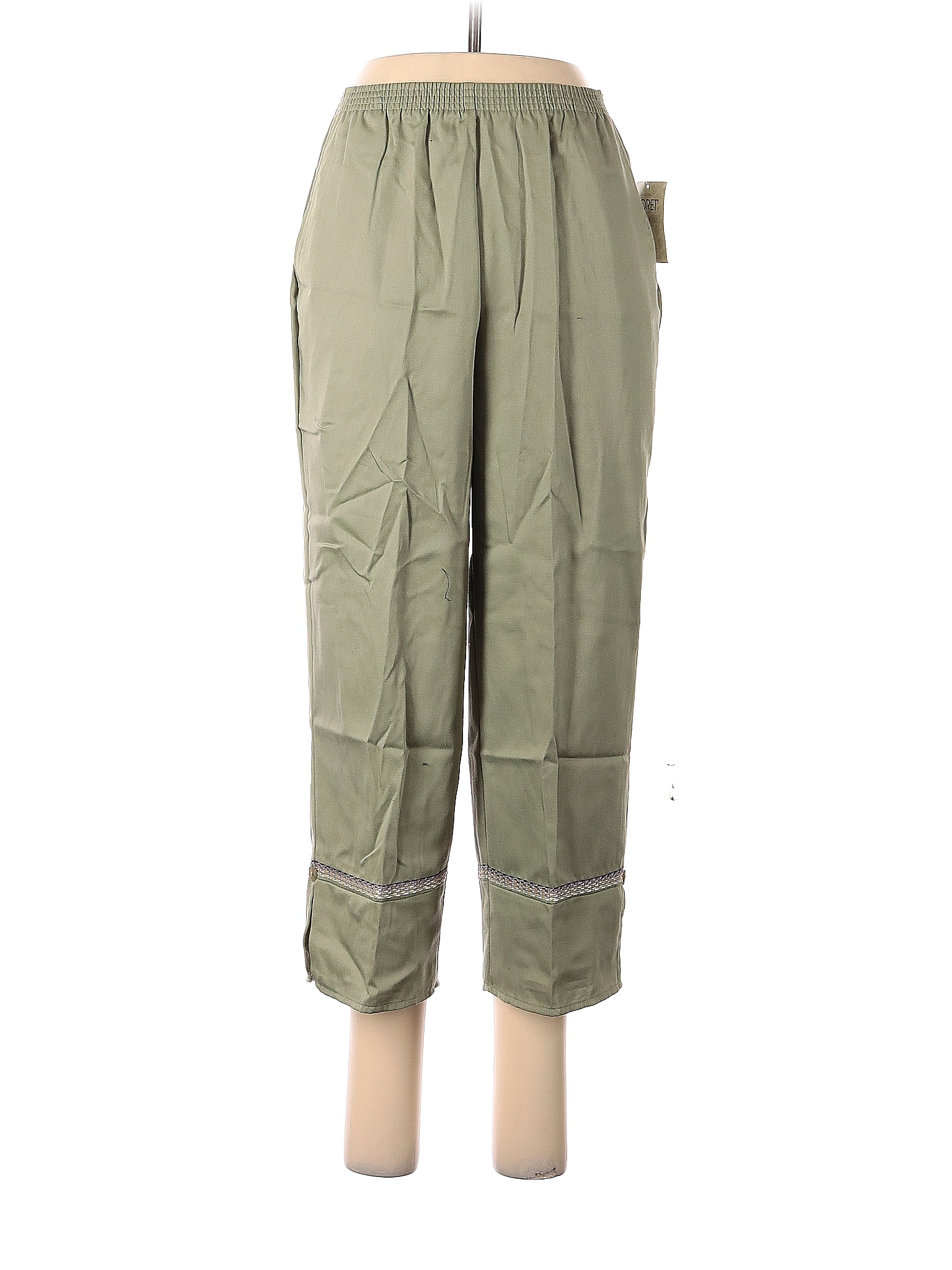 Koret Solid Green Casual Pants Size M - 84% off | thredUP