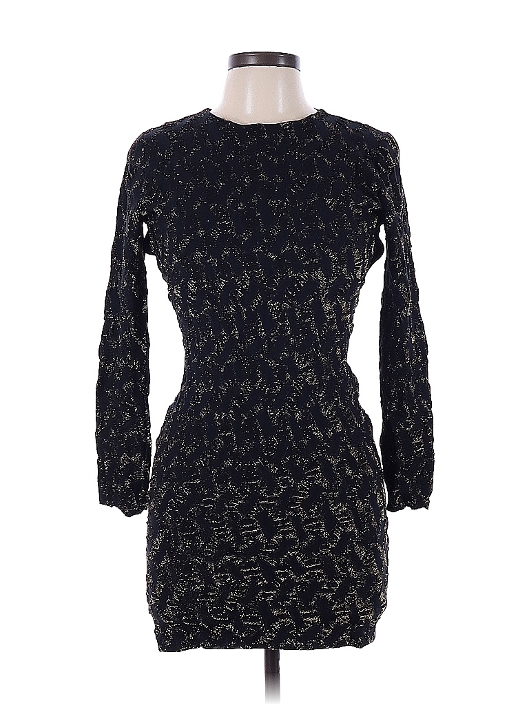 Zara W&B Collection Solid Black Cocktail Dress Size L - 81% off | thredUP