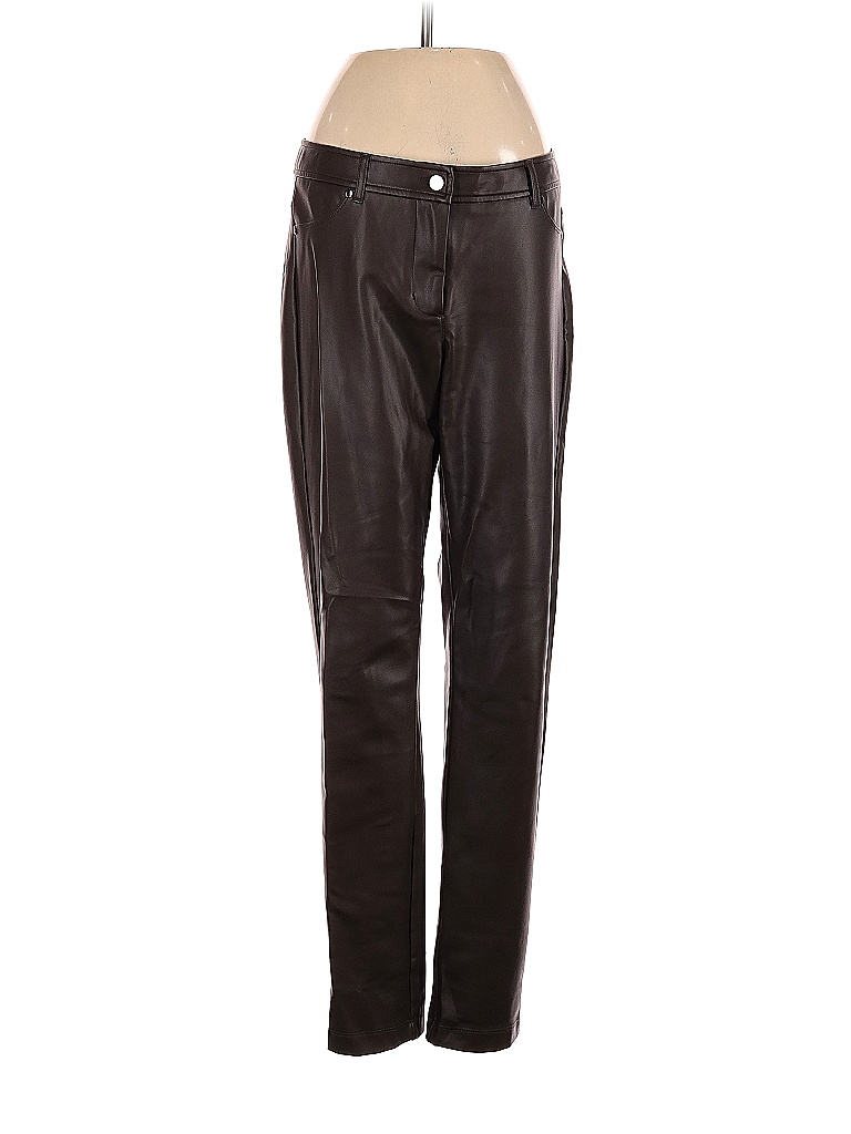 J. McLaughlin Brown Faux Leather Pants Size 2 - 80% off | thredUP