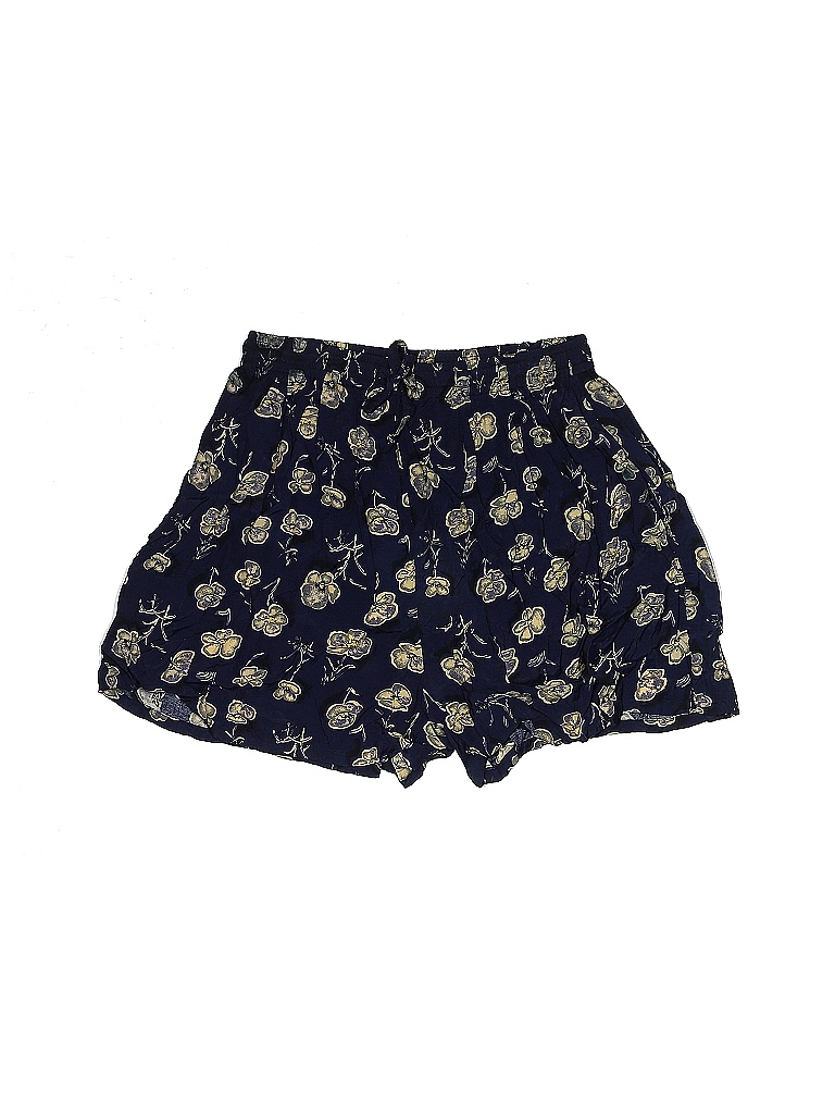 The Limited 100% Rayon Black Blue Shorts Size M - 85% off | thredUP