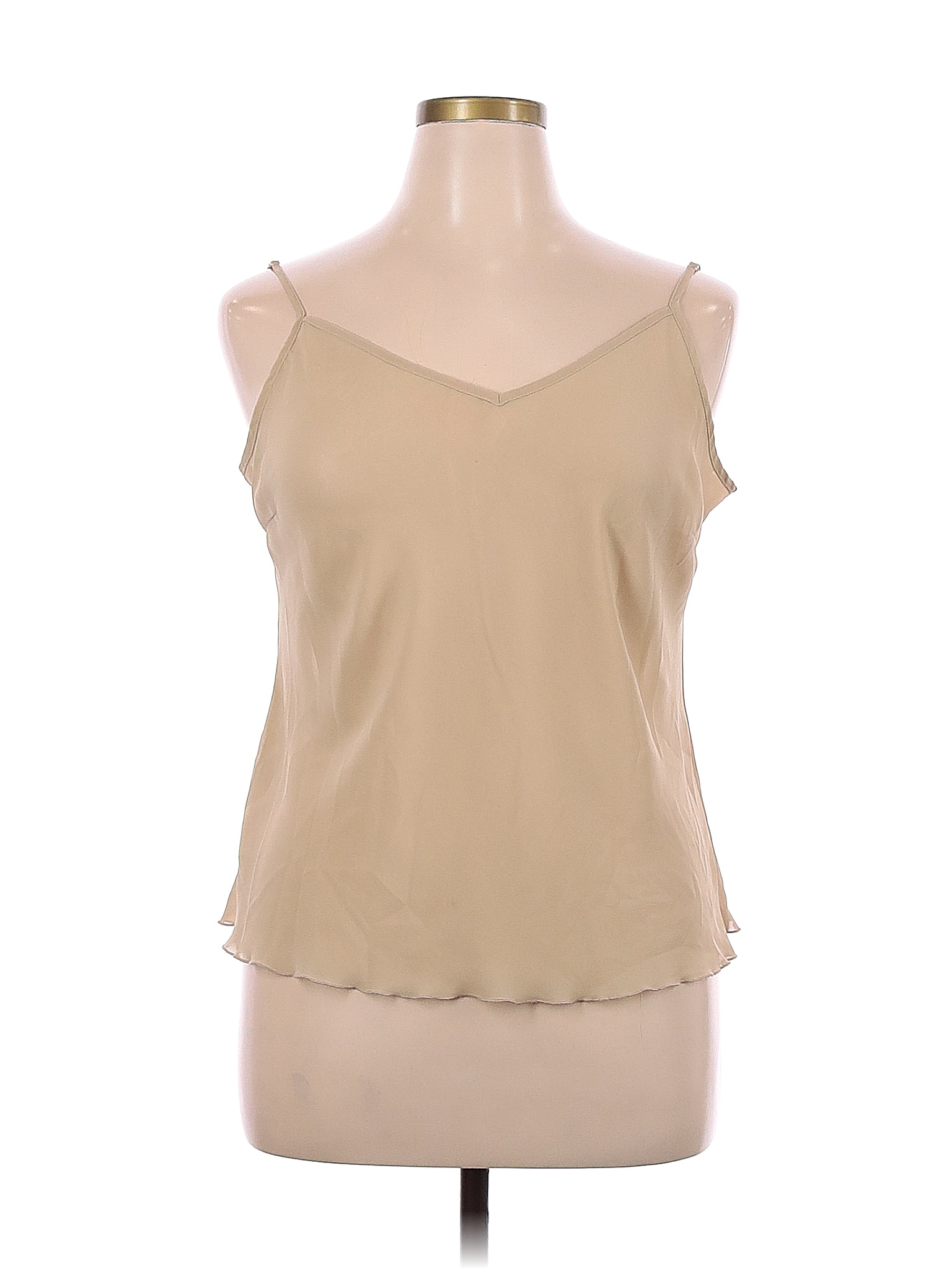 Notations 100% Polyester Ivory Tank Top Size XL - 57% off | thredUP