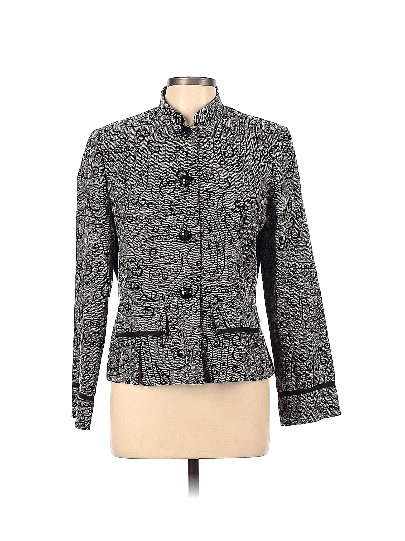 Koret Gray Black Jacket Size 10 - 86% off | thredUP