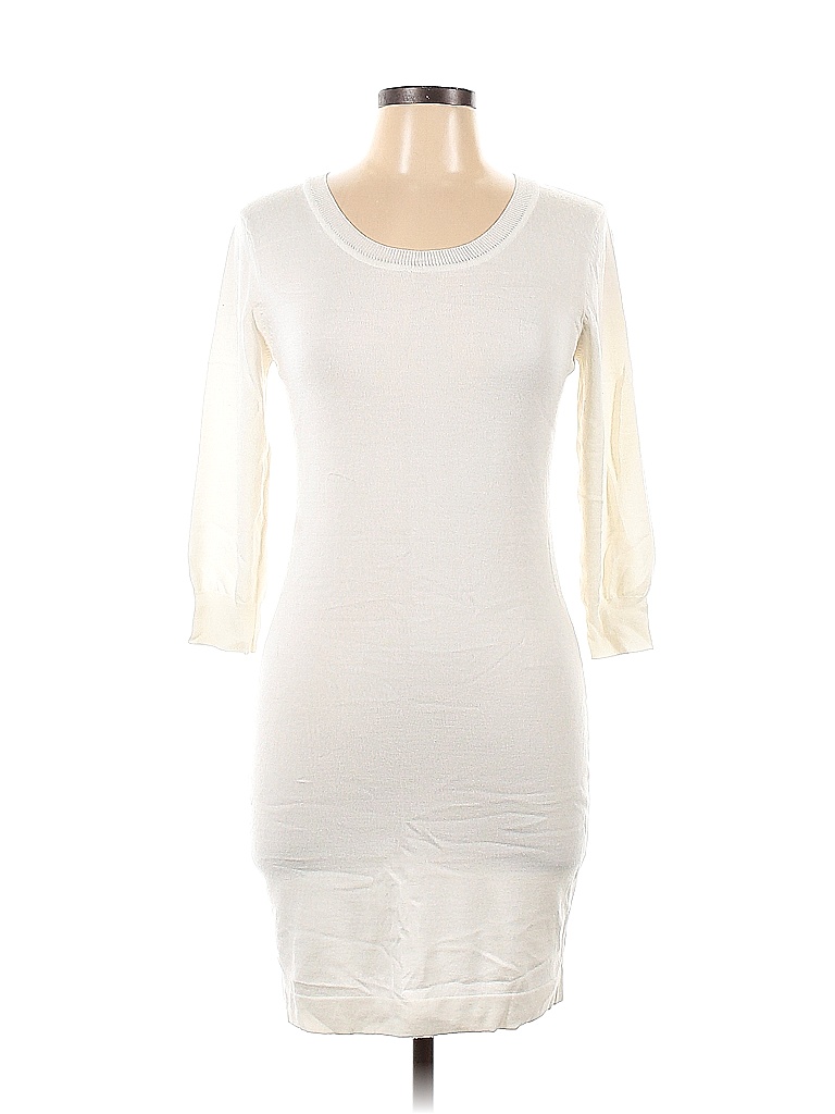 Body Central Solid White Ivory Casual Dress Size L 56 Off Thredup