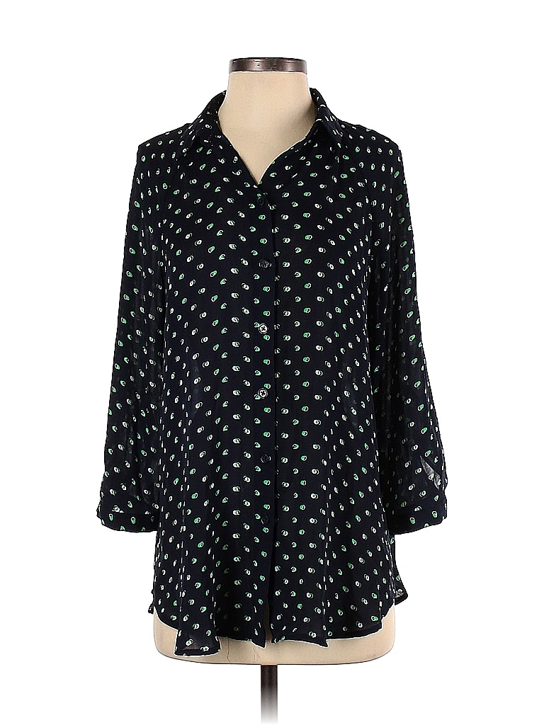 Cabi 100 Polyester Blue 3 4 Sleeve Blouse Size Xs 54 Off Thredup