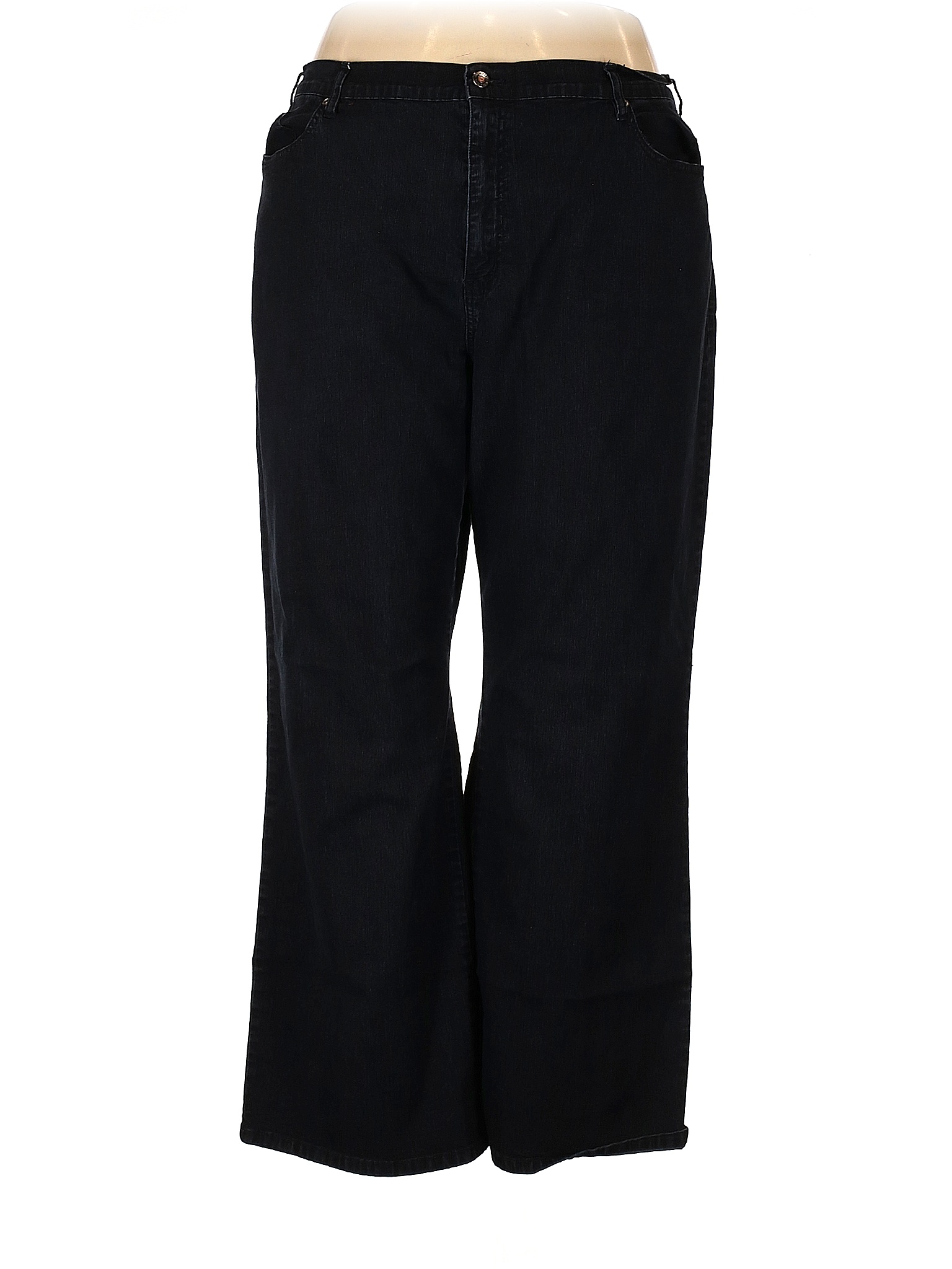 Avenue Jeans Solid Black Jeans 26 Waist - 78% off | thredUP