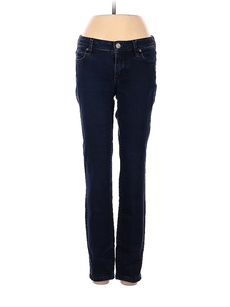 Soho JEANS NEW YORK & COMPANY Solid Blue Jeans Size 0 - 85% off | thredUP