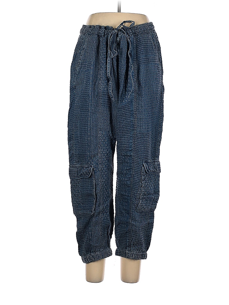 Johnny Was 100% Lyocell Blue Cargo Pants Size XL - 77% off | thredUP