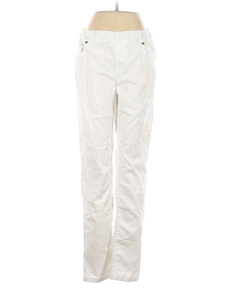 Appleseeds Solid White Jeans Size 8 - 65% off | thredUP