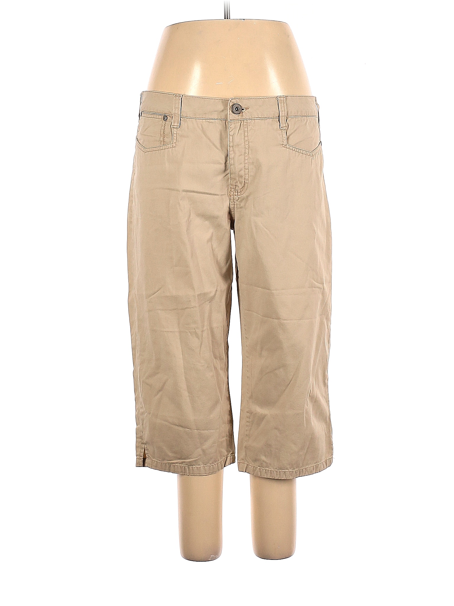 Faded Glory 100% Cotton Solid Tan Jeans Size 16 - 56% off | thredUP