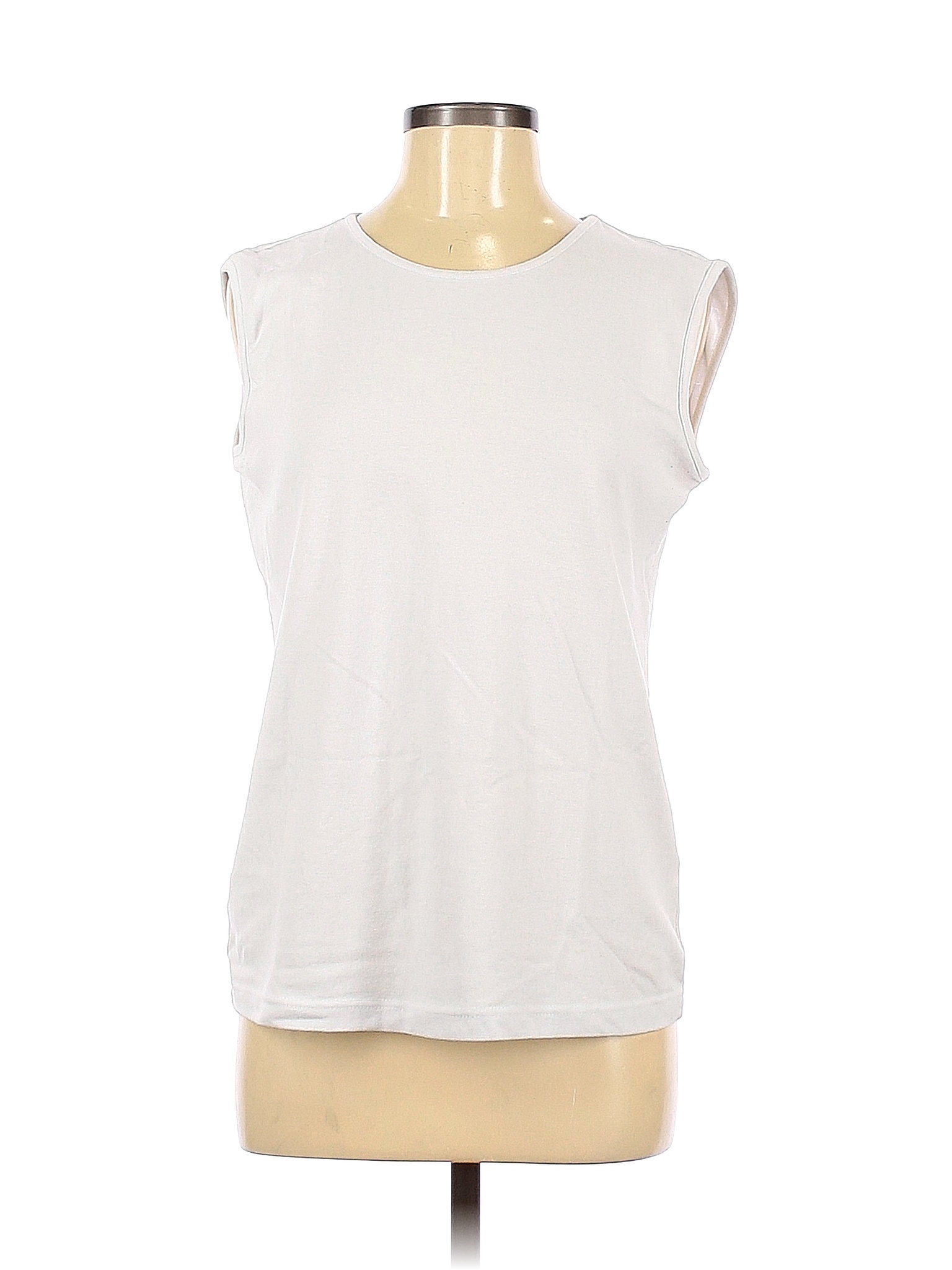 Southern Lady White Sleeveless Top Size M 53 Off Thredup