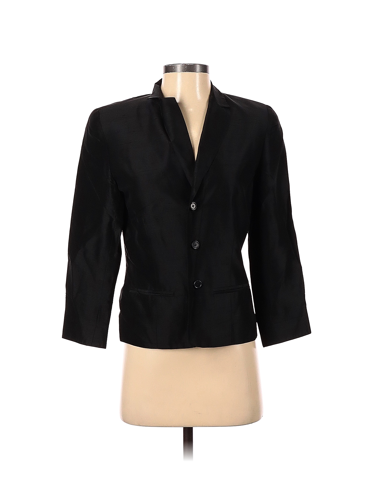 Ralph by Ralph Lauren 100% Silk Solid Black Silk Blazer Size XS - 89% off | thredUP