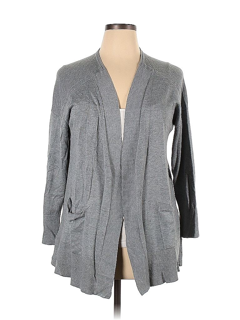 Terra And Sky Gray Cardigan Size 0x Plus 46 Off Thredup