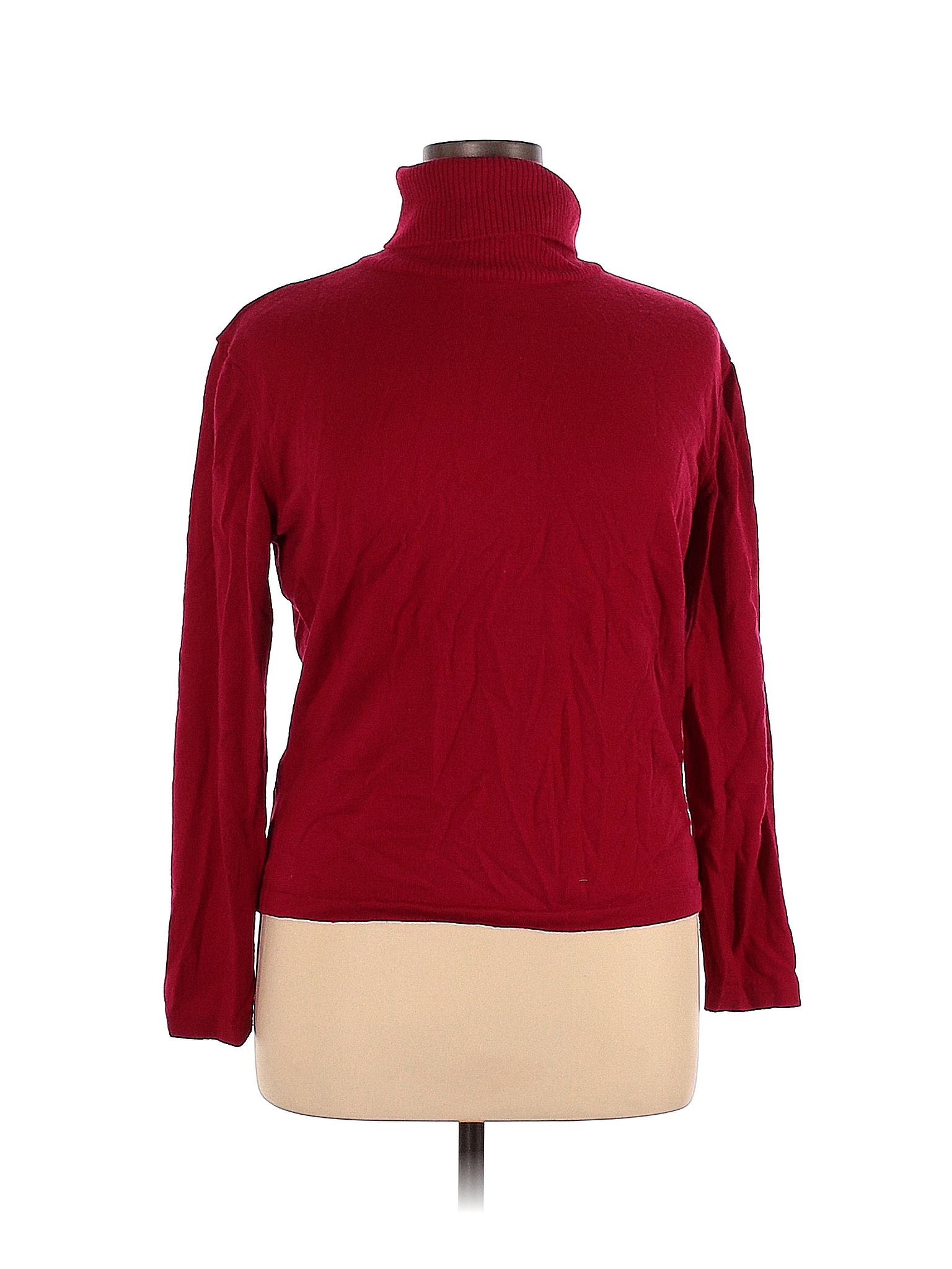 Worthington 100% Wool Red Wool Pullover Sweater Size XL - 55% off | thredUP