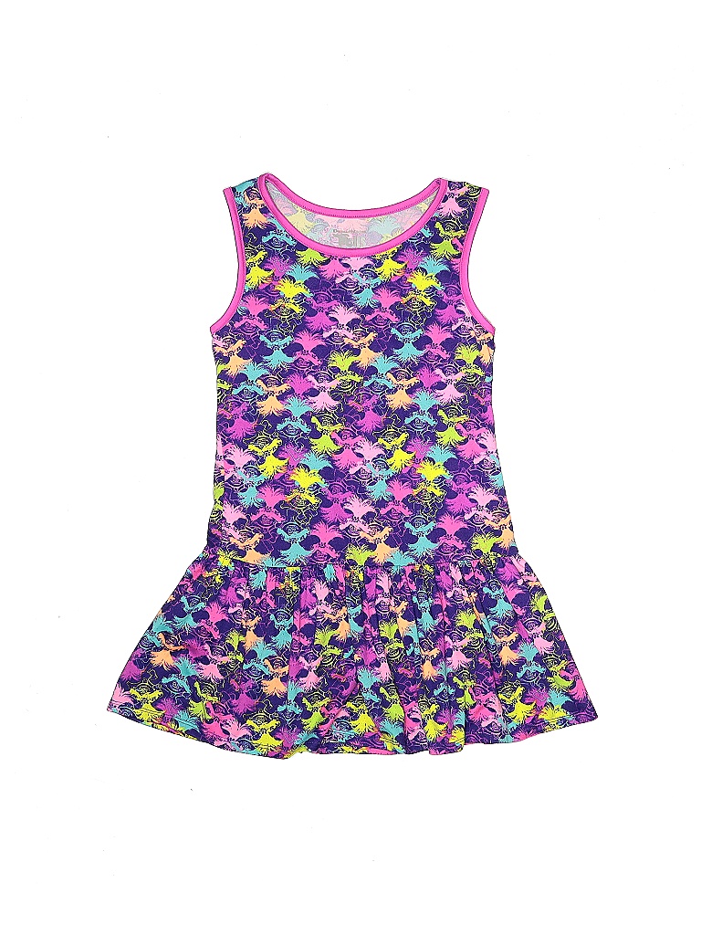 Dreamworks Floral Purple Dress Size 6 - 6X - 59% off | thredUP