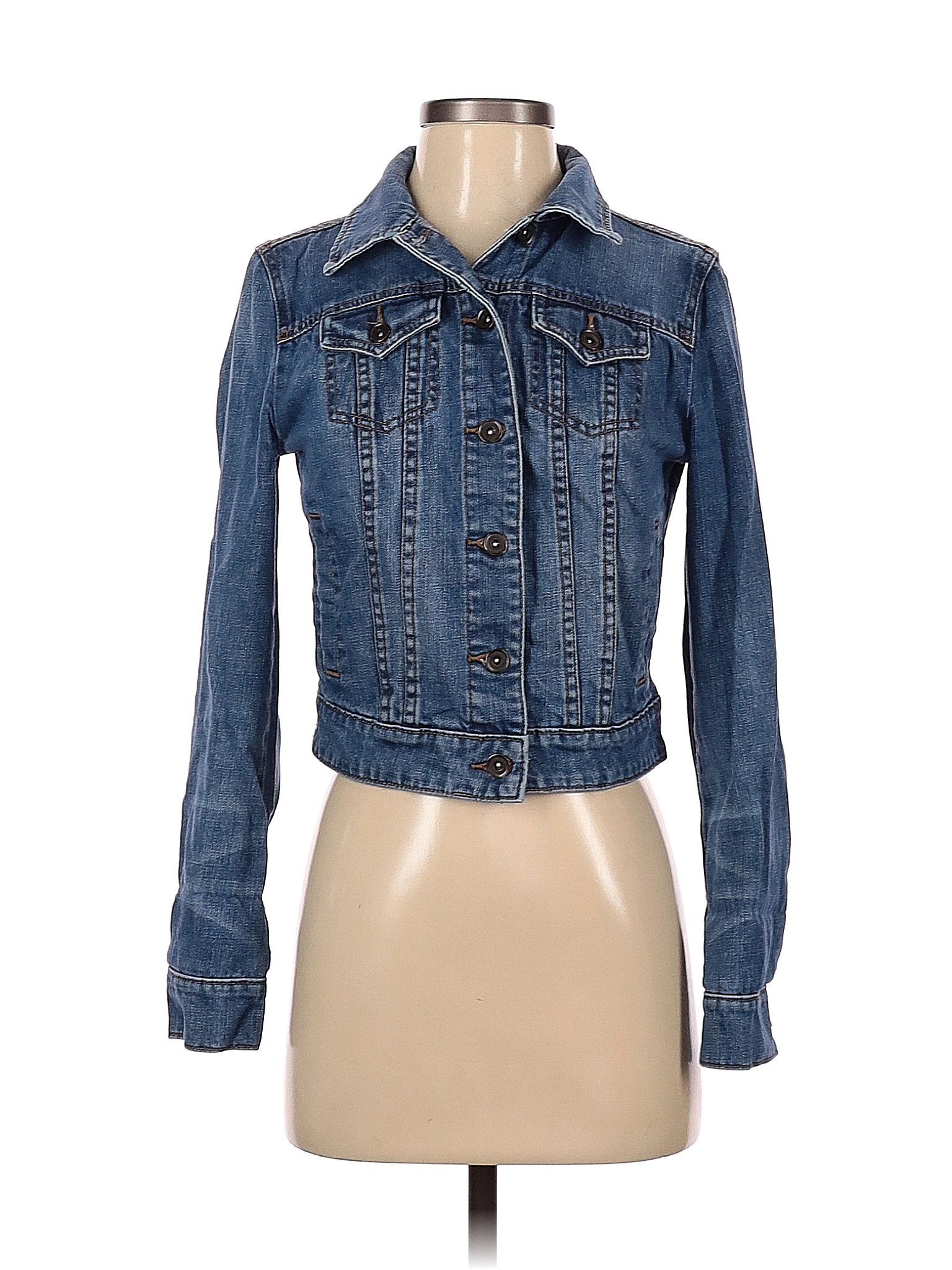 Jcpenney 100% Cotton Blue Denim Jacket Size XS - 53% off | thredUP