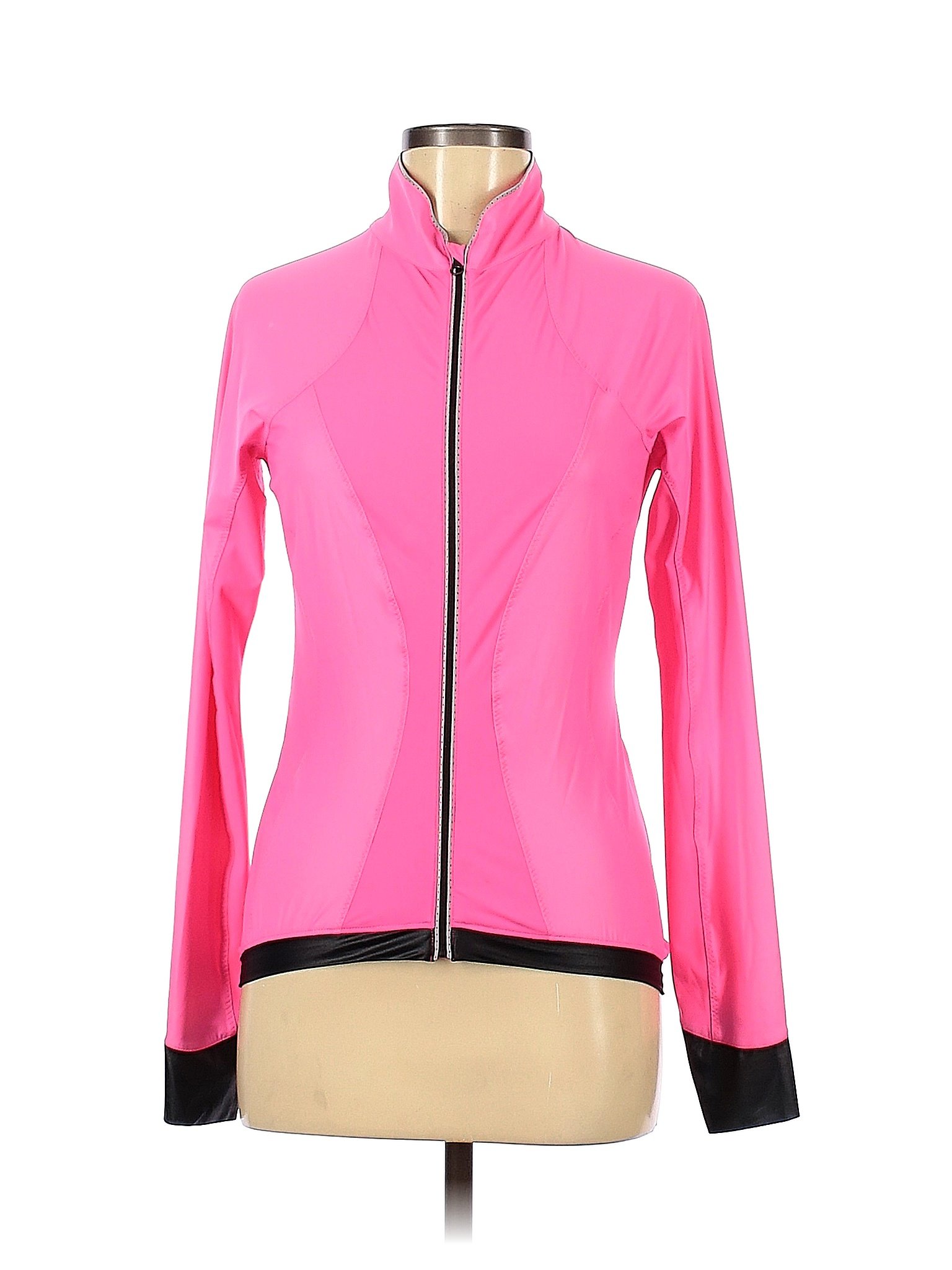 Lululemon Athletica Solid Pink Track Jacket Size 6 - 54% off | thredUP
