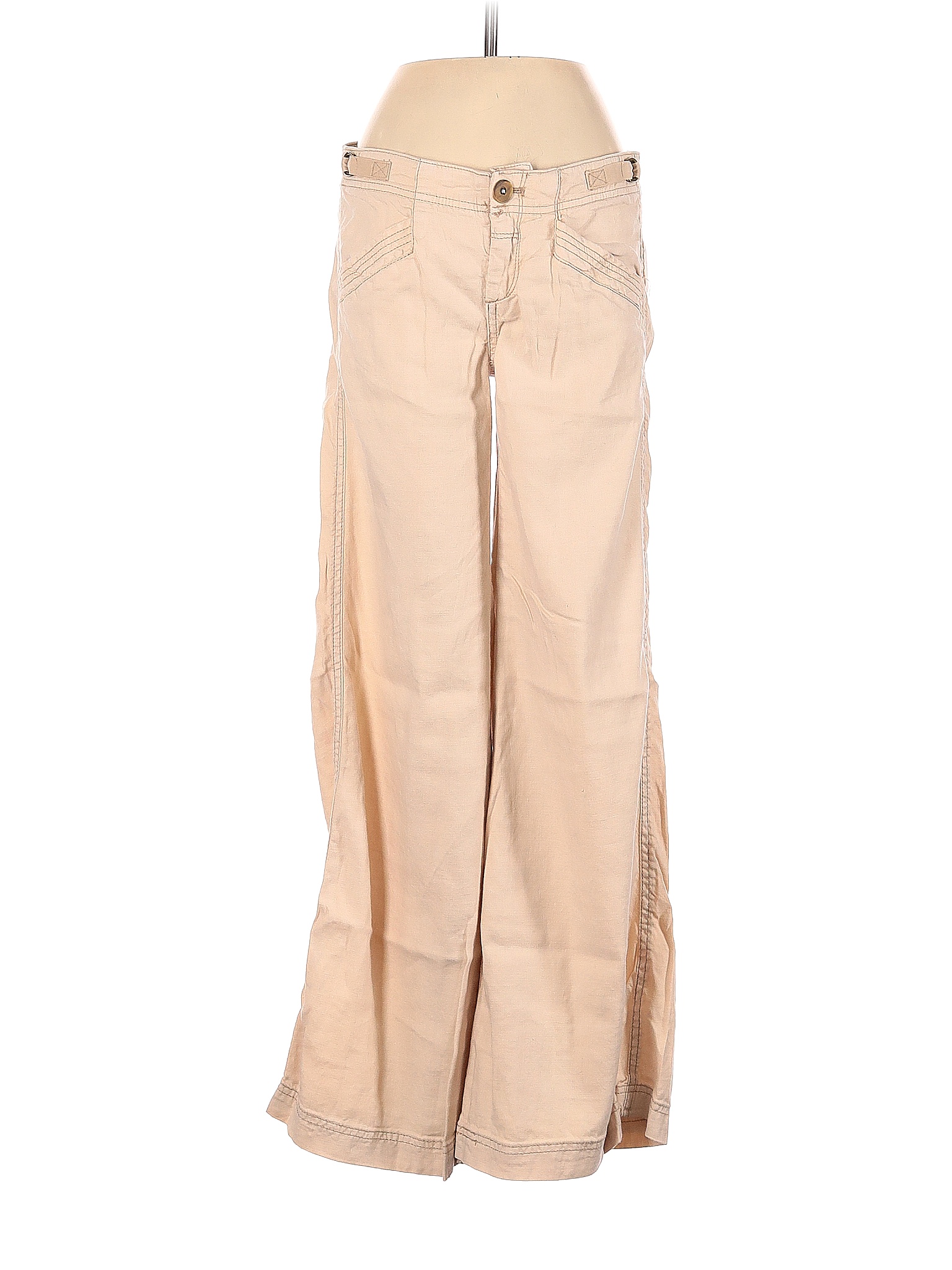 Hei Hei Tan Linen Pants Size 0 - 78% off | thredUP