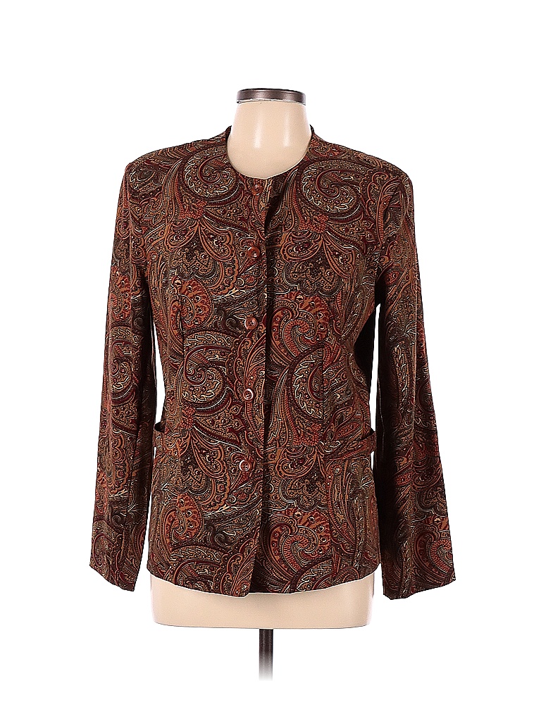 Notations Brown Jacket Size L - 60% off | thredUP