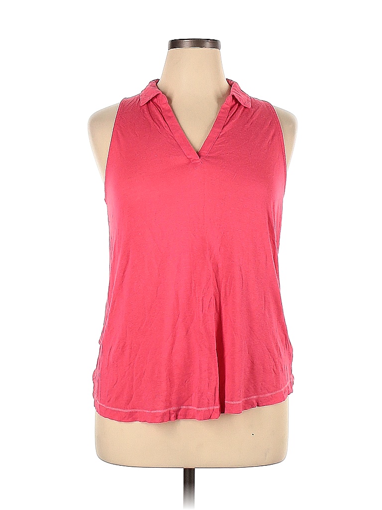 Maeve Colored Pink Sleeveless Polo Size XL - 85% off | thredUP