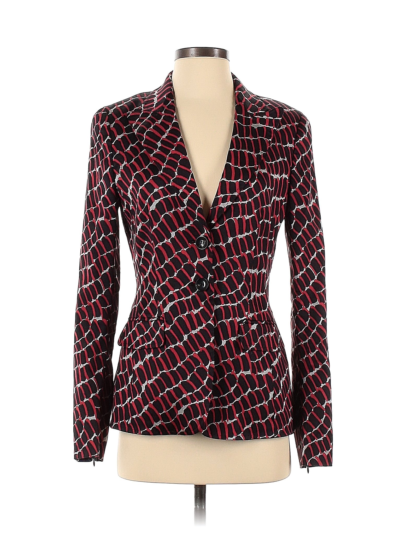 Escada Red Blazer Size 36 (EU) - 87% off | thredUP
