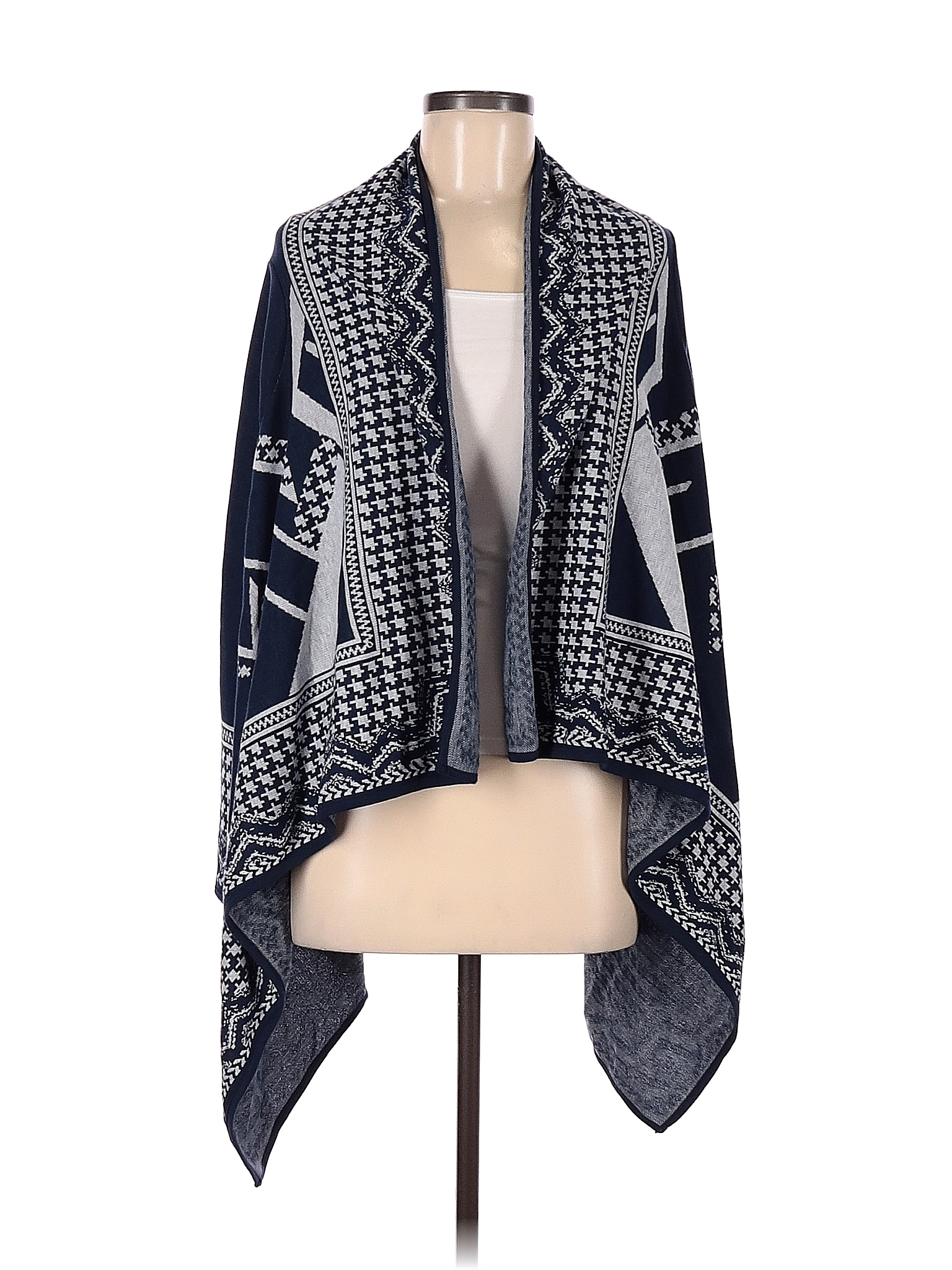 Dana Buchman 100% Cotton Blue Cardigan Size M - 77% off | thredUP