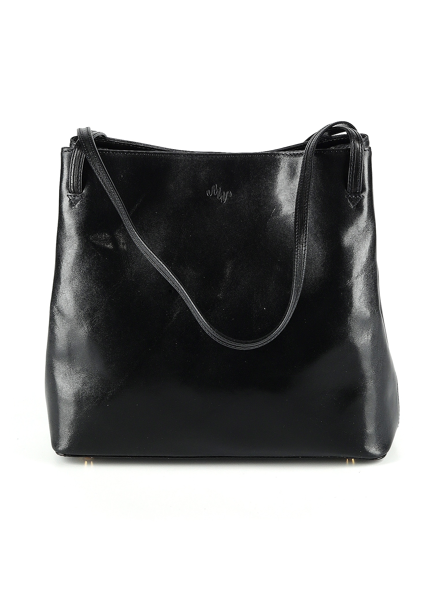 Monsac Black Leather Shoulder Bag One Size - 67% off | thredUP