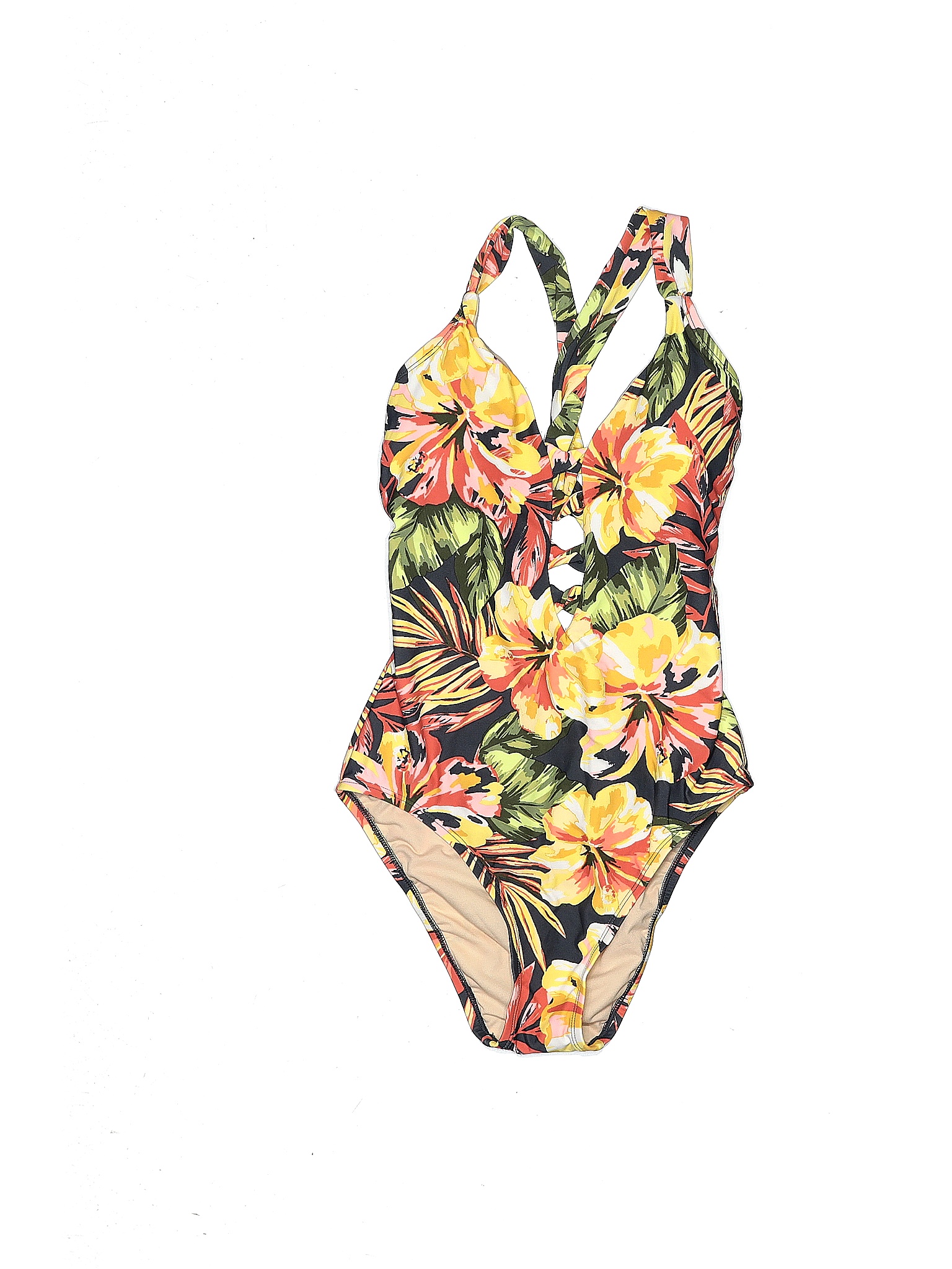 Kona Sol Tan One Piece Swimsuit Size S - 63% off | thredUP