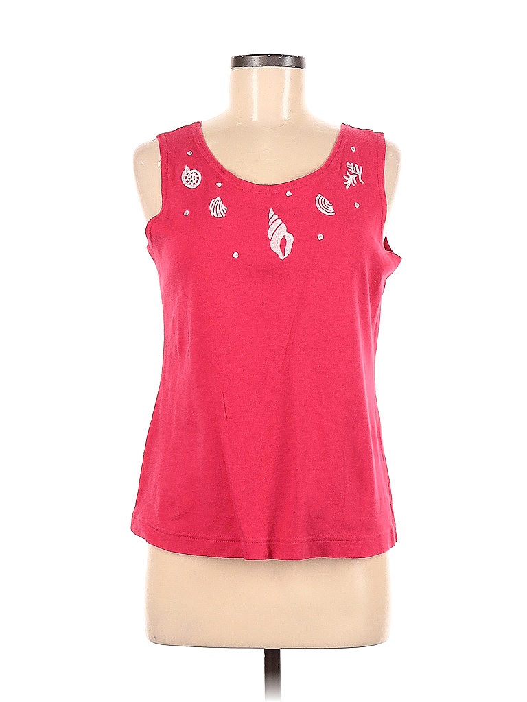 Cathy Daniels 100 Cotton Solid Red Tank Top Size M 72 Off Thredup