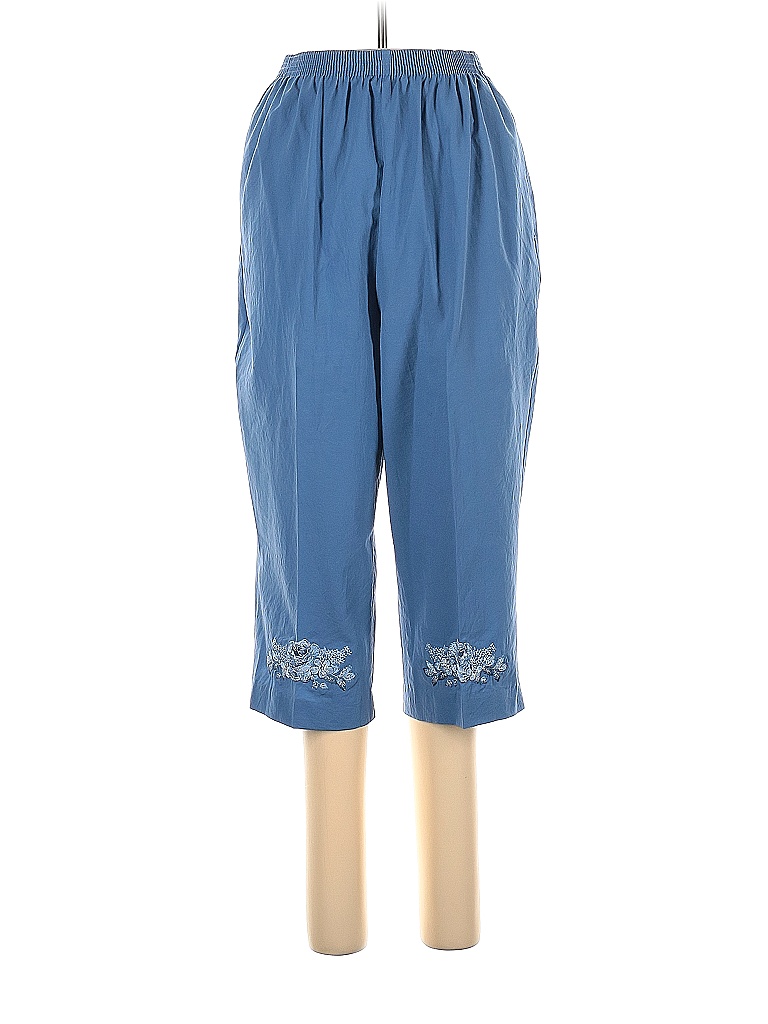 BonWorth 100% Polyester Solid Blue Casual Pants Size M - 56% off | thredUP