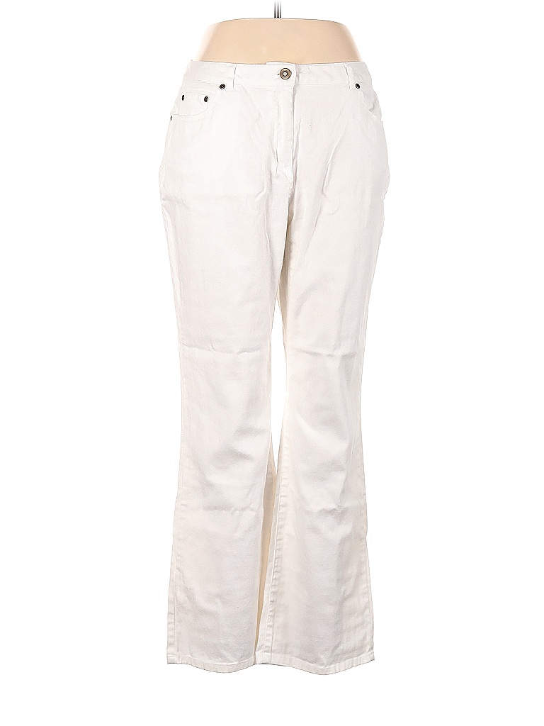 Ruby Rd. White Jeans Size 12 - 71% off | thredUP