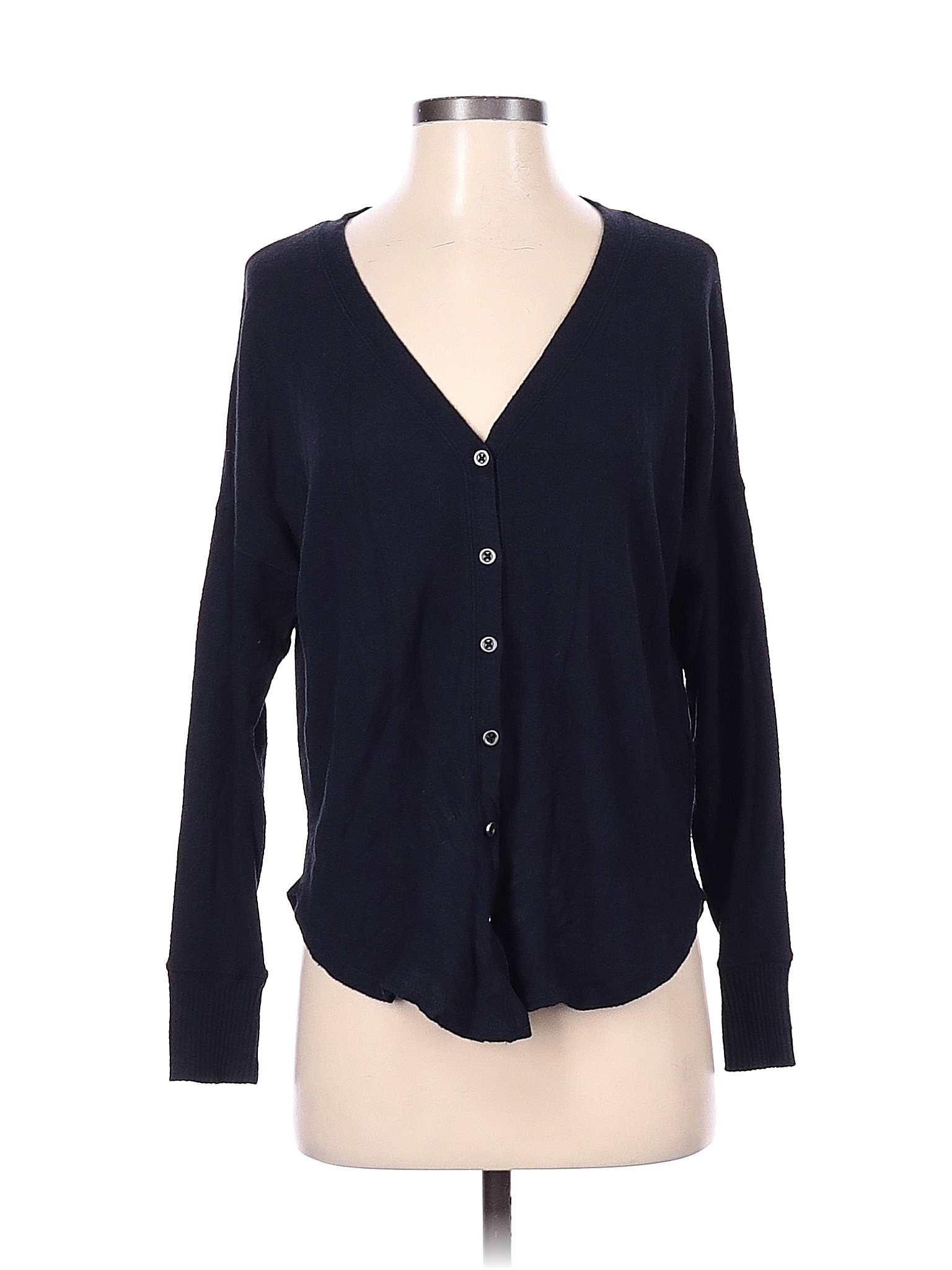 Abercrombie & Fitch Color Block Solid Blue Cardigan Size XS - 83% off ...