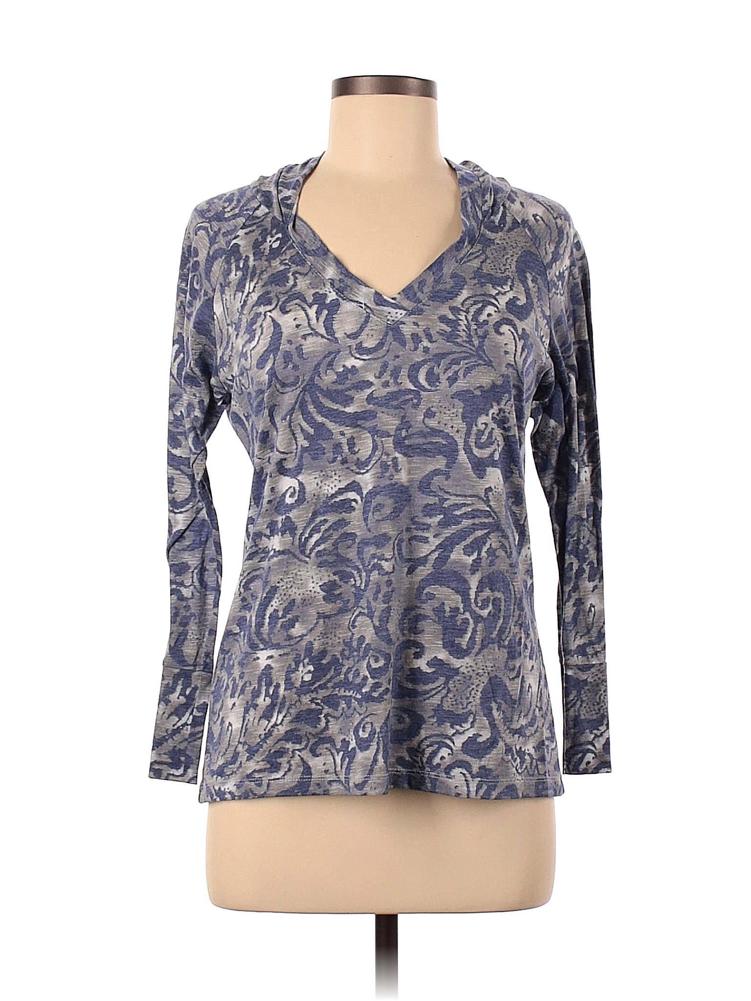 Balance Collection Blue Long Sleeve Top Size S 85 Off Thredup