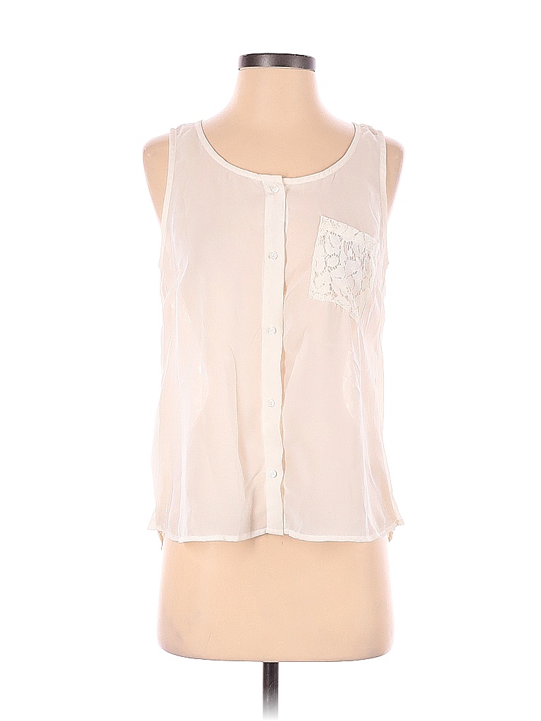 Discovery Clothing Colored Ivory Sleeveless Blouse Size S - 72% off ...