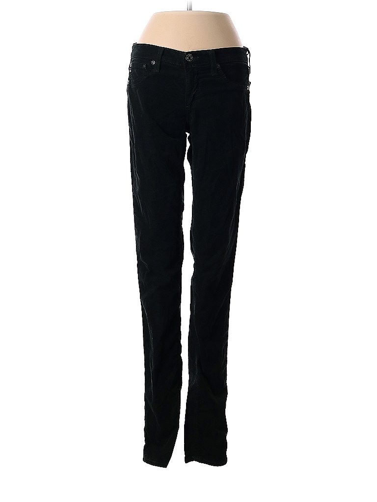 Adriano Goldschmied Solid Black Green Cords 26 Waist - 94% off | thredUP